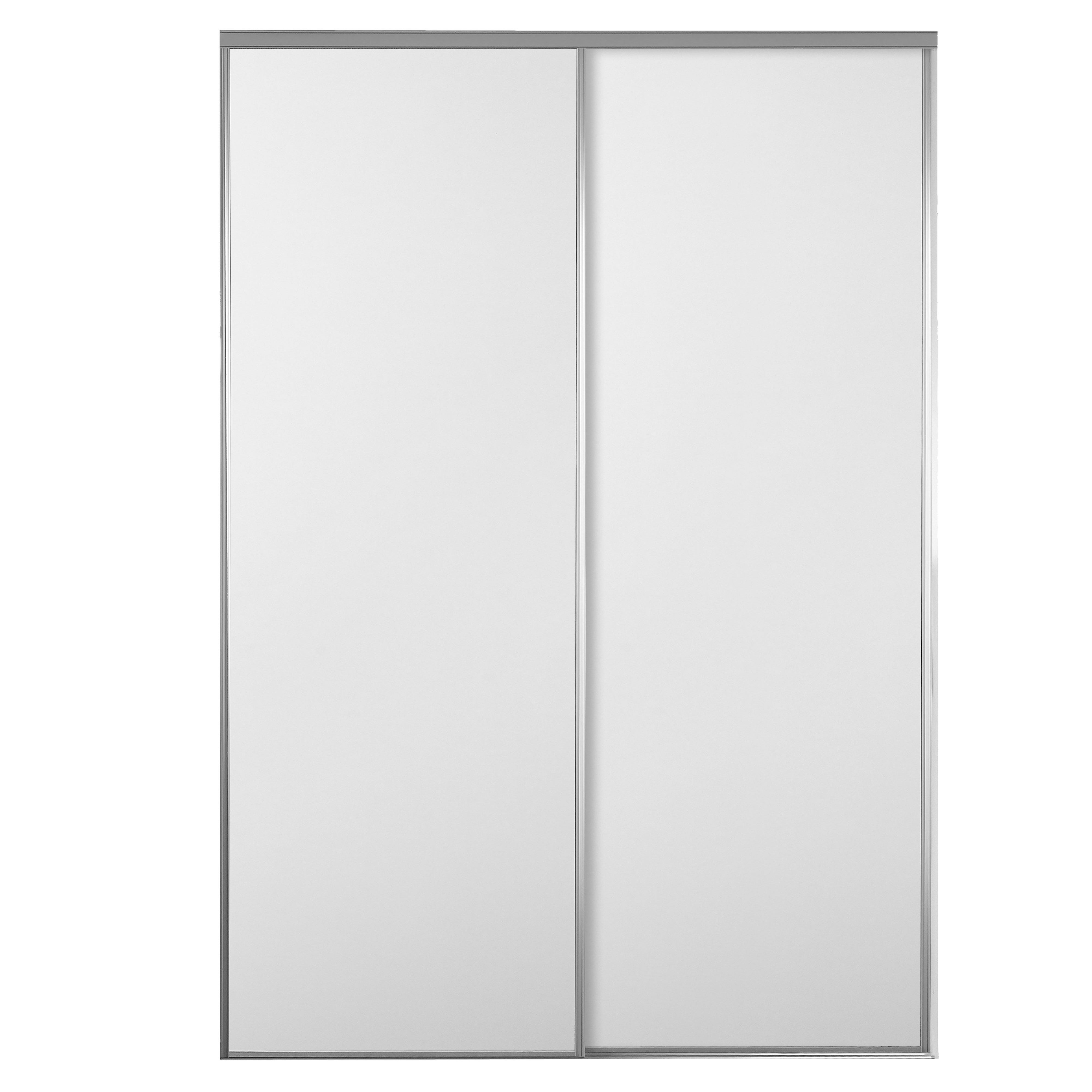 KIT 2 ANTE SCORREVOLI FRASSINO BIANCO 120x270 cm (LxH) GUIDE E ...