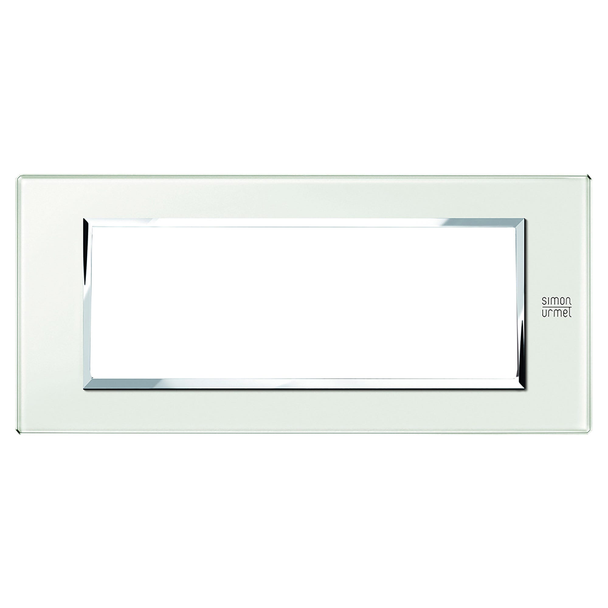 PLACCA 6 MODULI VETRO BIANCO NEA EXPI'