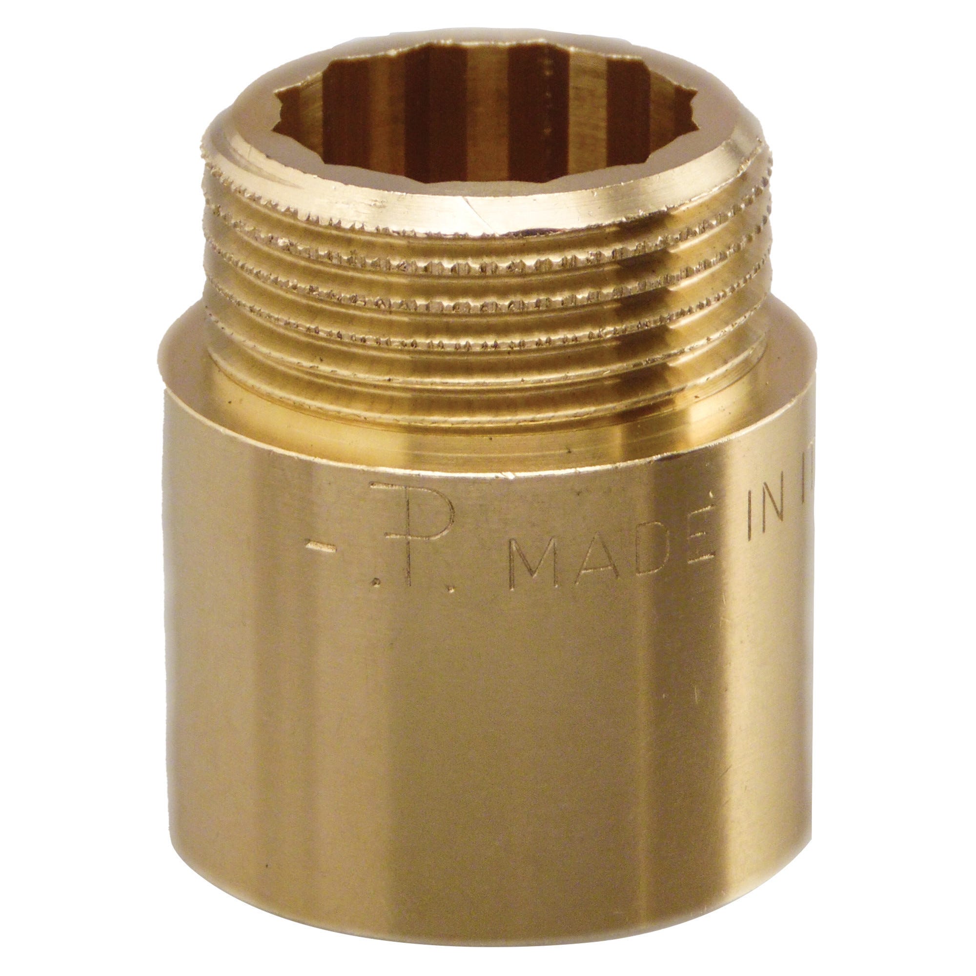 PROLUNGA PATTARONI OTTONE GIALLO FM 1/2 LUNGHEZZA 15 mm