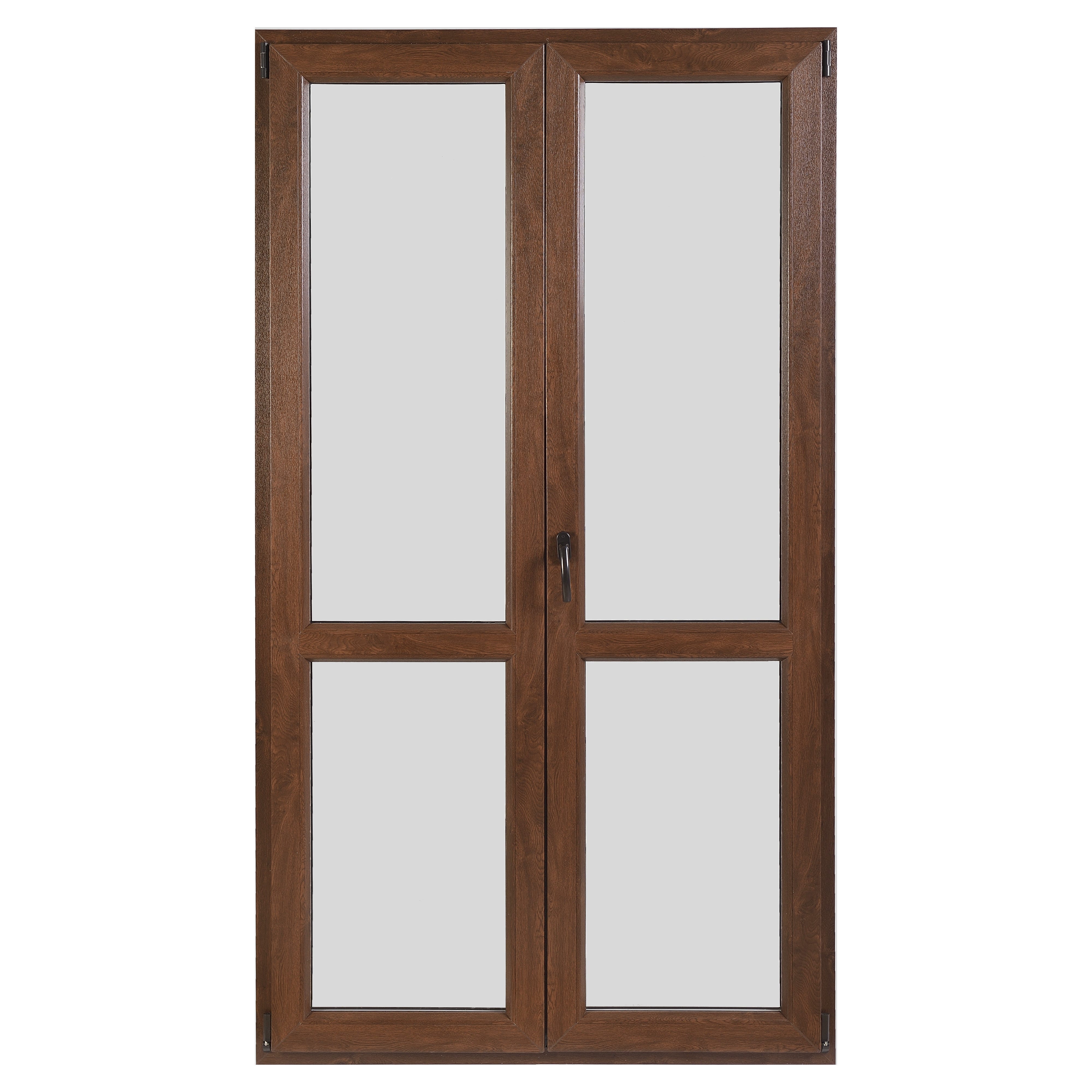 PORTA FINESTRA IN PVC ROVERE GOLD 2 ANTE CON SERRATURA 120x220 cm (LxH)