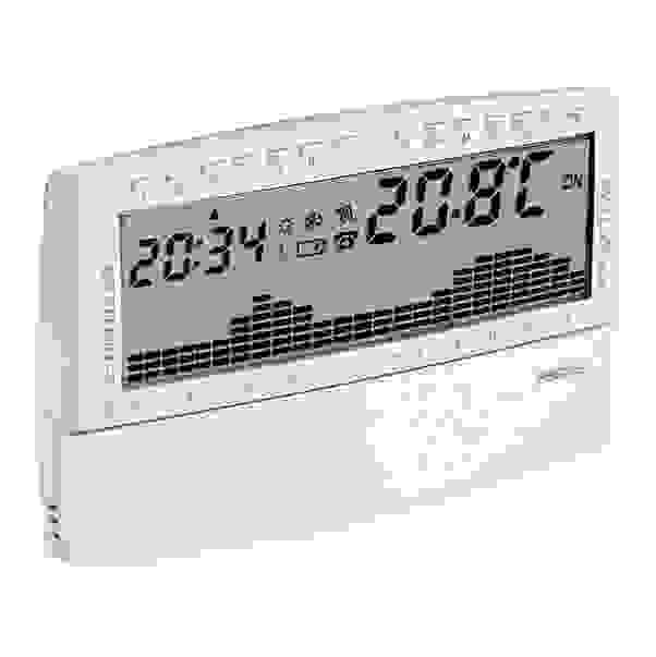 CRONOTERMOSTATO PERRY CR018 SETTIMANALE DIGITALE DA PARETE COLORE BIANCO SLIM