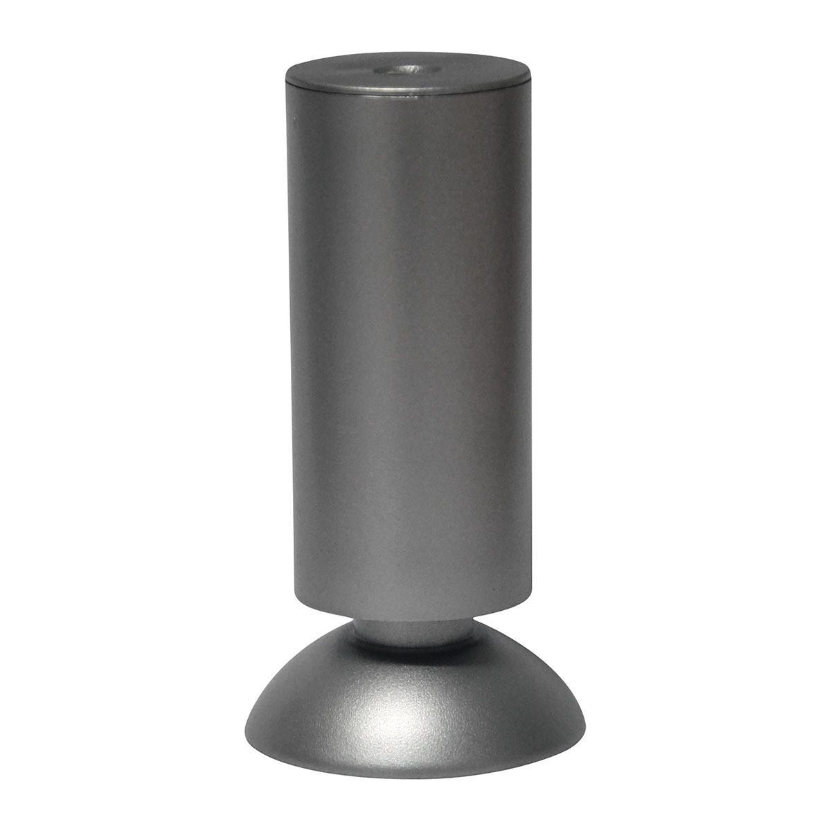 PIEDE PER MOBILE Ø 35 mm ALTEZZA 90 mm FILETTO 8 MA ALLUMINIO CON BASE ...