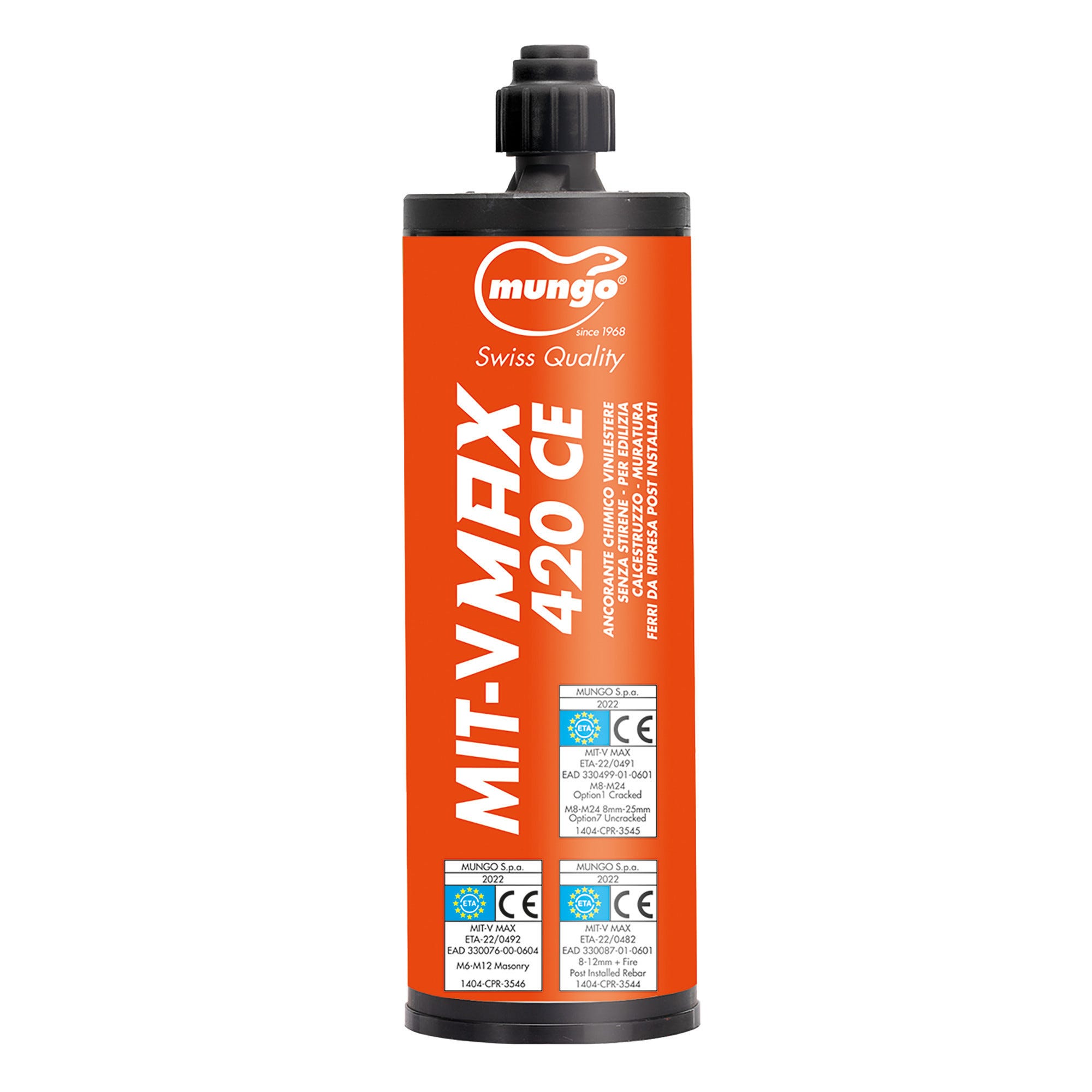 ANCORANTE CHIMICO VINILESTERE MUNGO MIT-V MAX 420 ml NO STIRENE PER ...