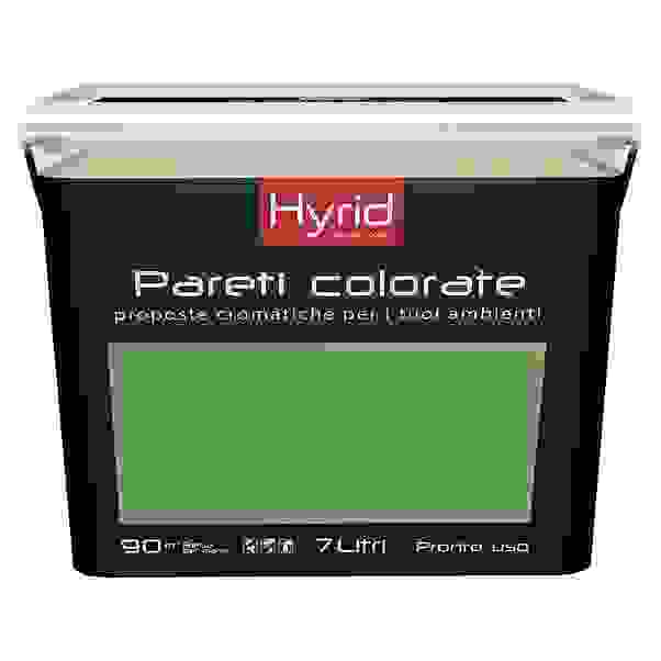 IDROPITTURA LAVABILE HYRID 7 l SMERALDO MEDIO PER INTERNO 5-6 m² CON 1 ...