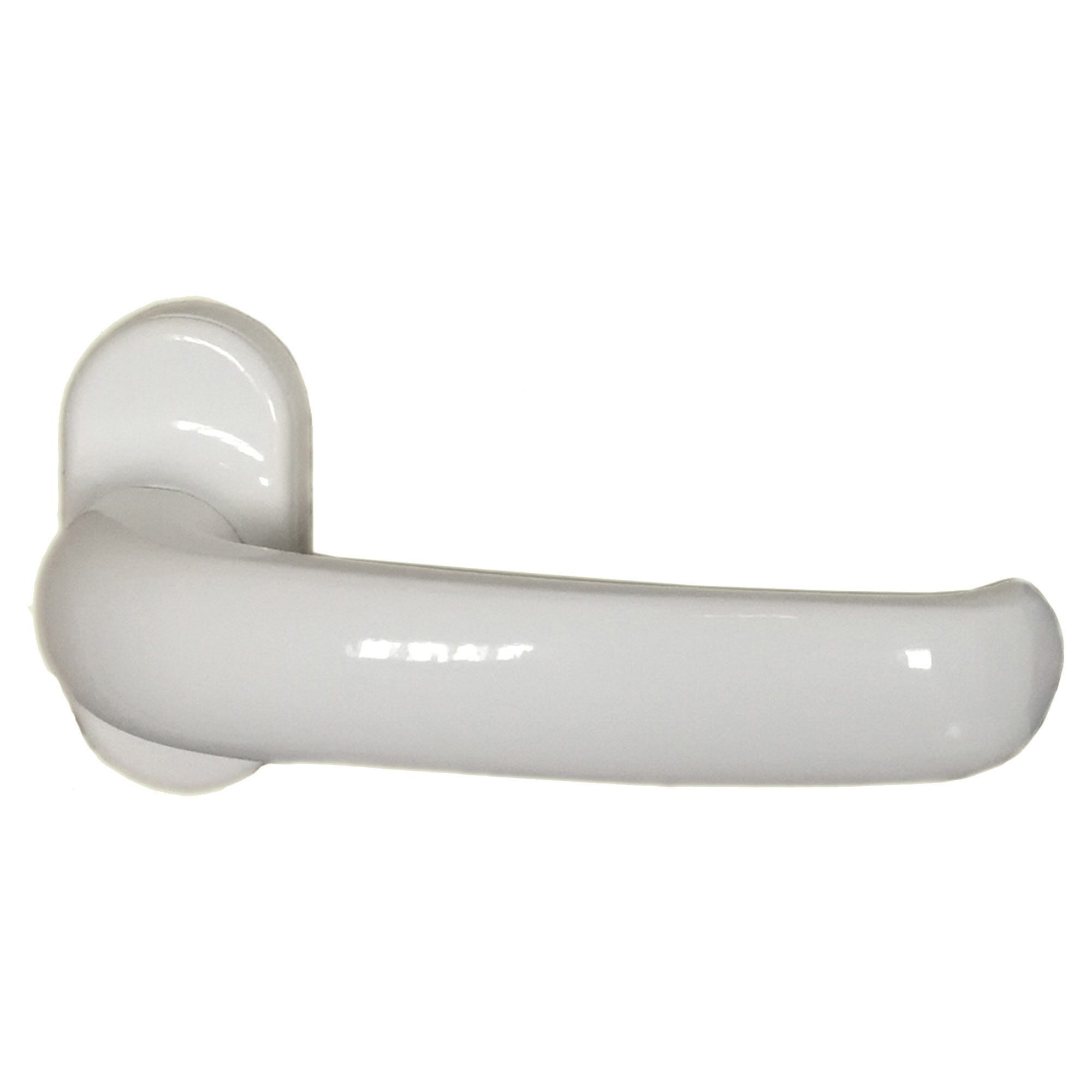 DOPPIA MANIGLIA IN ALLUMINIO BIANCO - RAL 9010