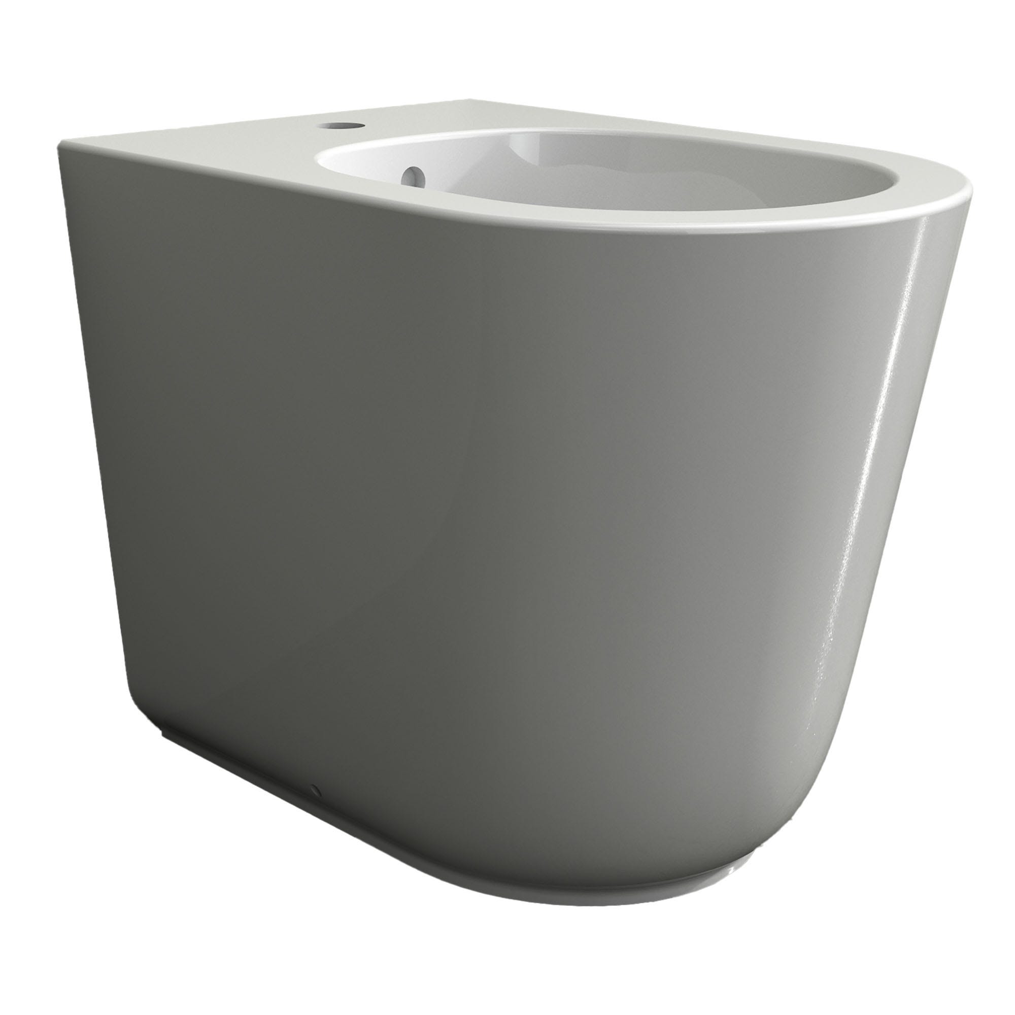 BIDET SERIE JOHN FILO MURO IN CERAMICA BIANCA