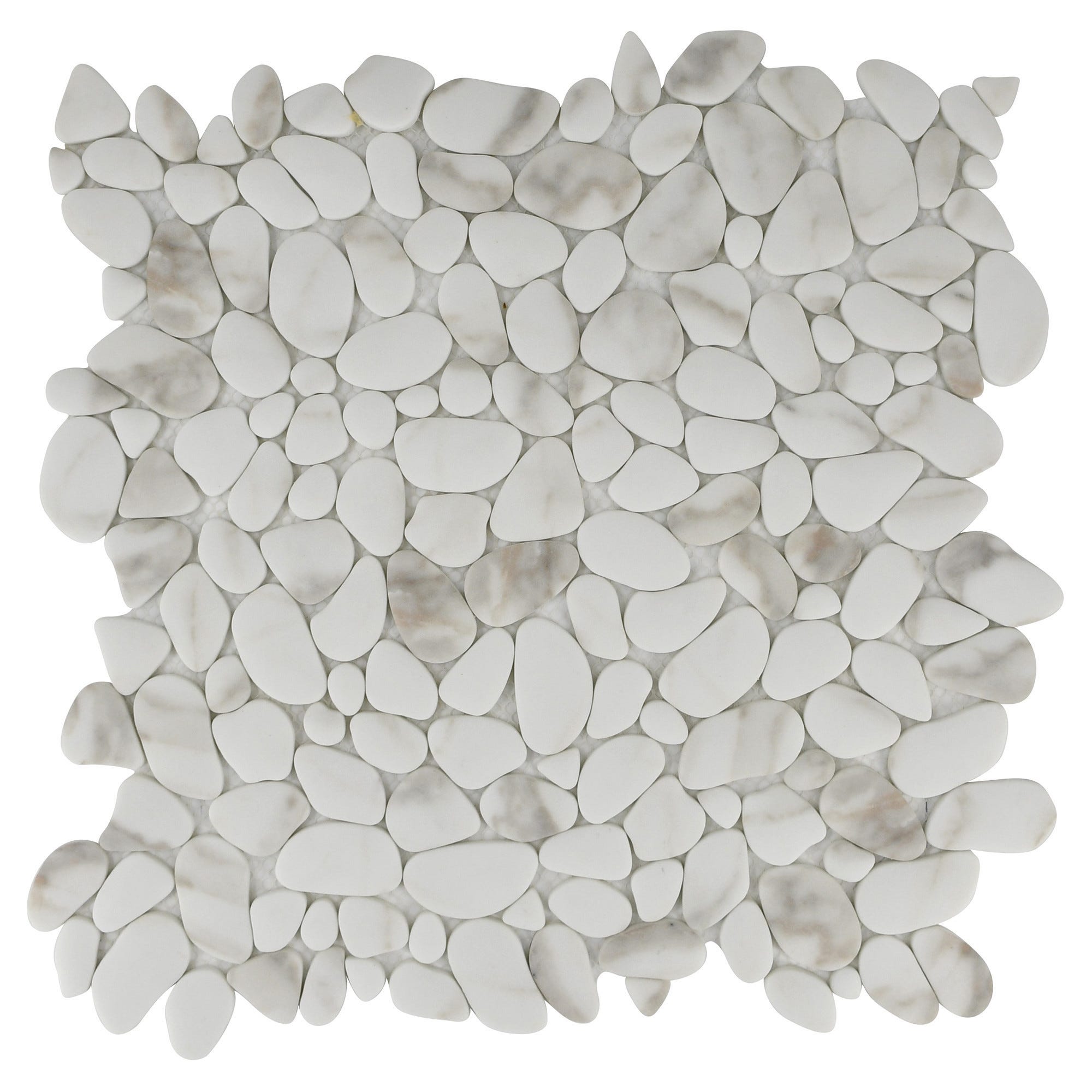 MOS VET RIC MARM CALACAT 30,5x30,5x0,6cm TASSELLI IRREGOLARI