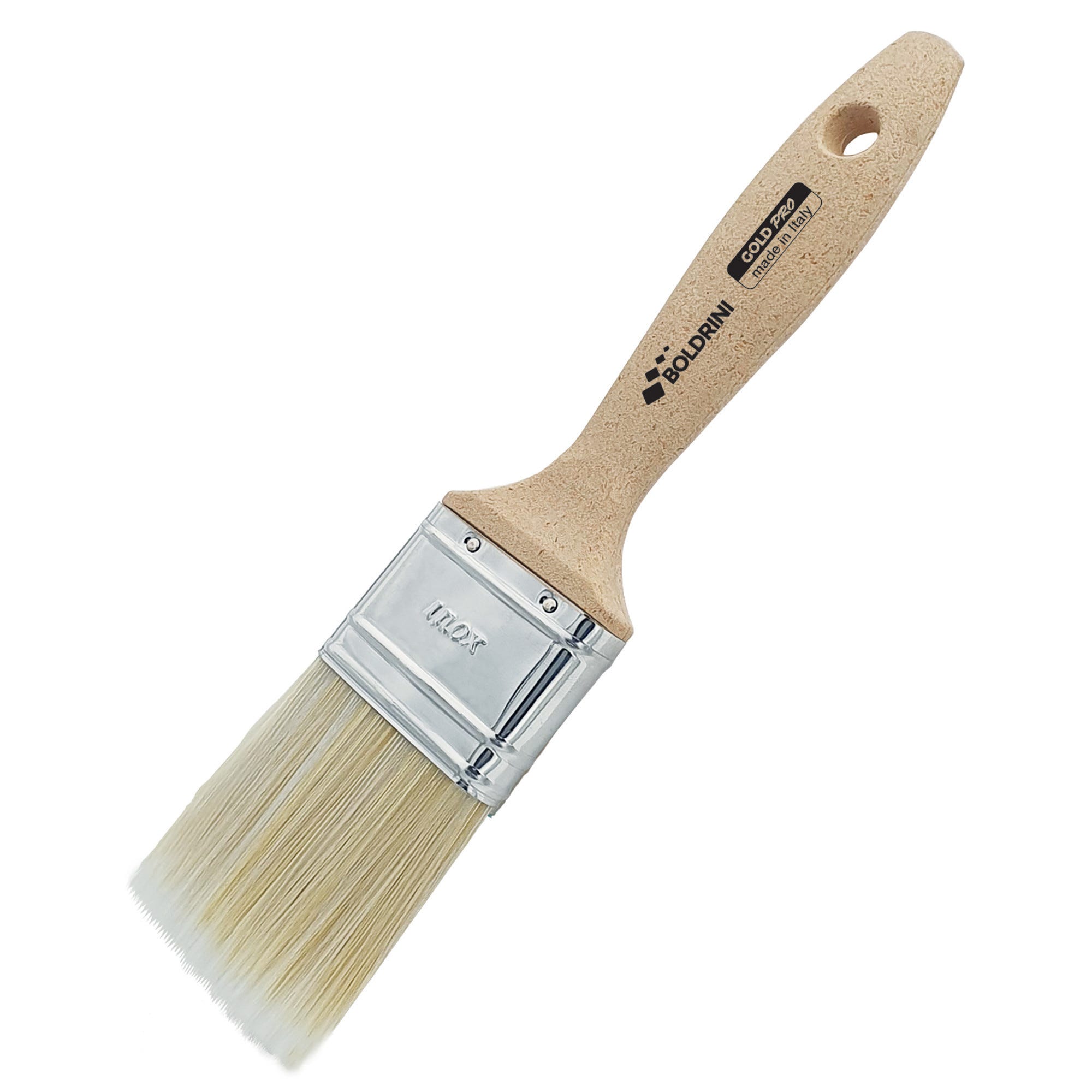 PENNELLO BOLDRINI SMALTI E VERNICI 50 mm SETOLA PREMIUM GOLD MANICO ECOWOOD