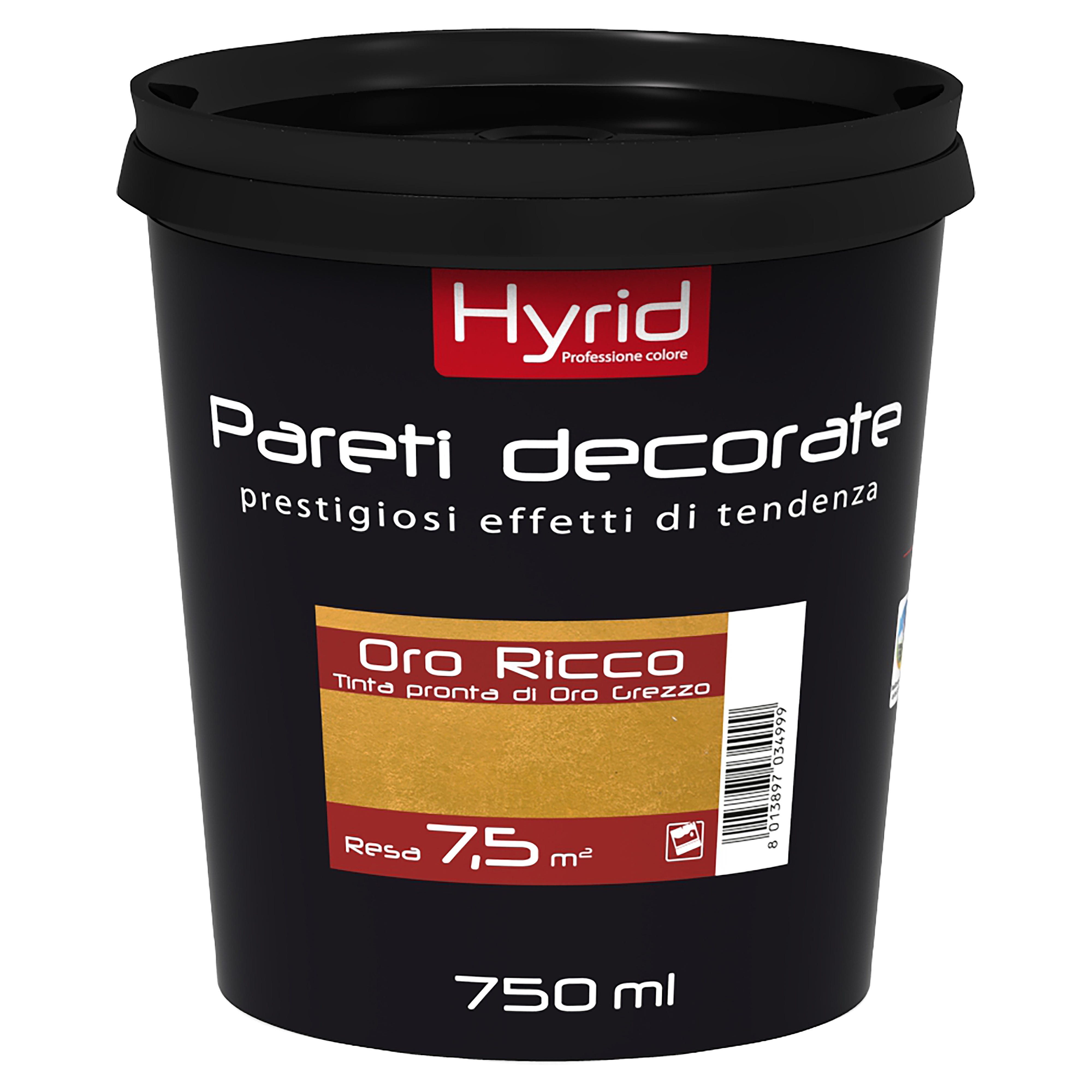 FINITURA ORO GREZZO RICCO HYRID 750 ml TINTA PRONTA