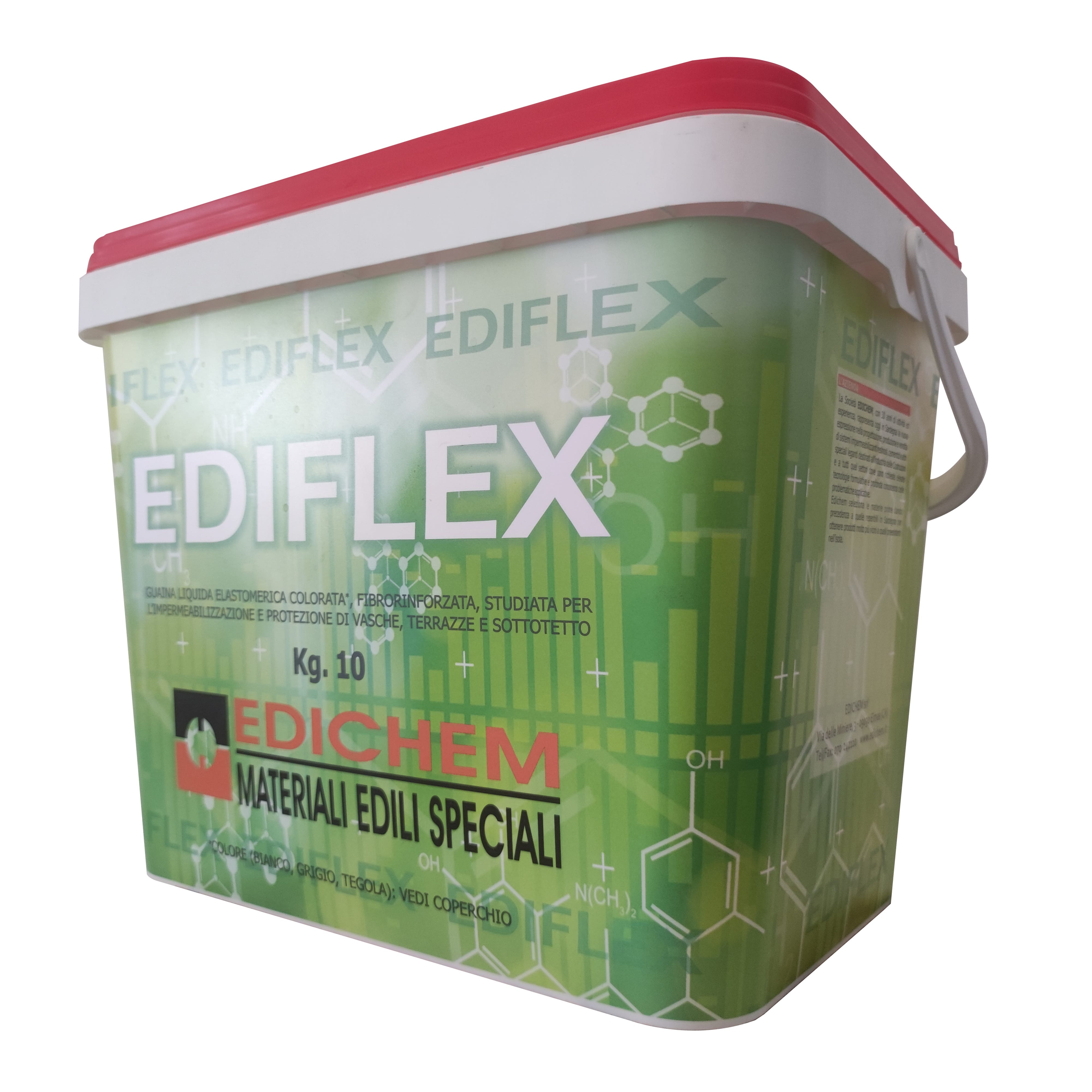 GUAINA LIQUIDA ELASTOMERICA ROSSA 10 kg EDIFLEX
