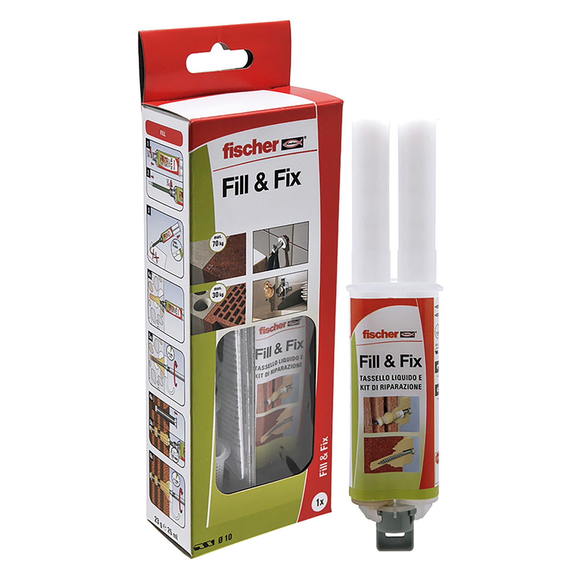 KIT FILL & FIX FISCHER 25 ml RIPARA FISSAGGI