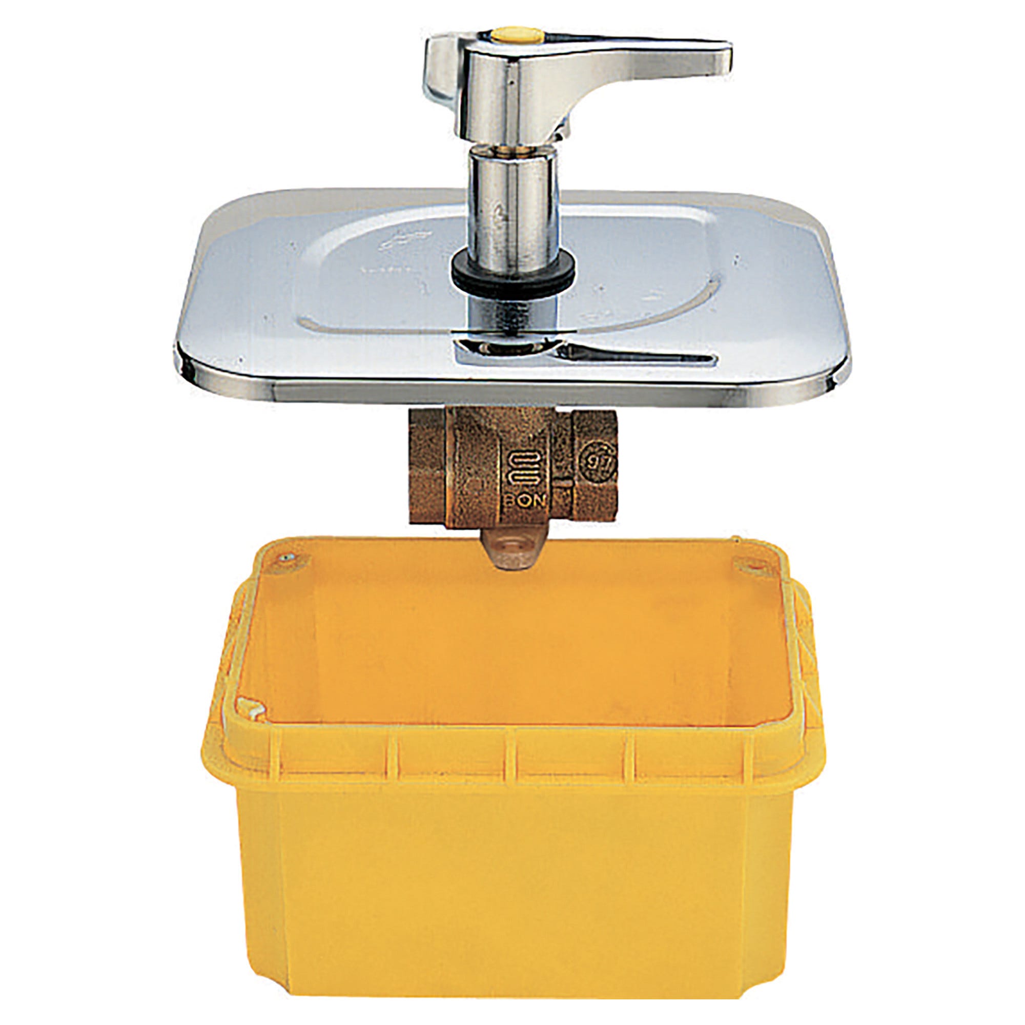 RUBINETTO GAS DA INCASSO INGAS ATTACCO FF1/2''