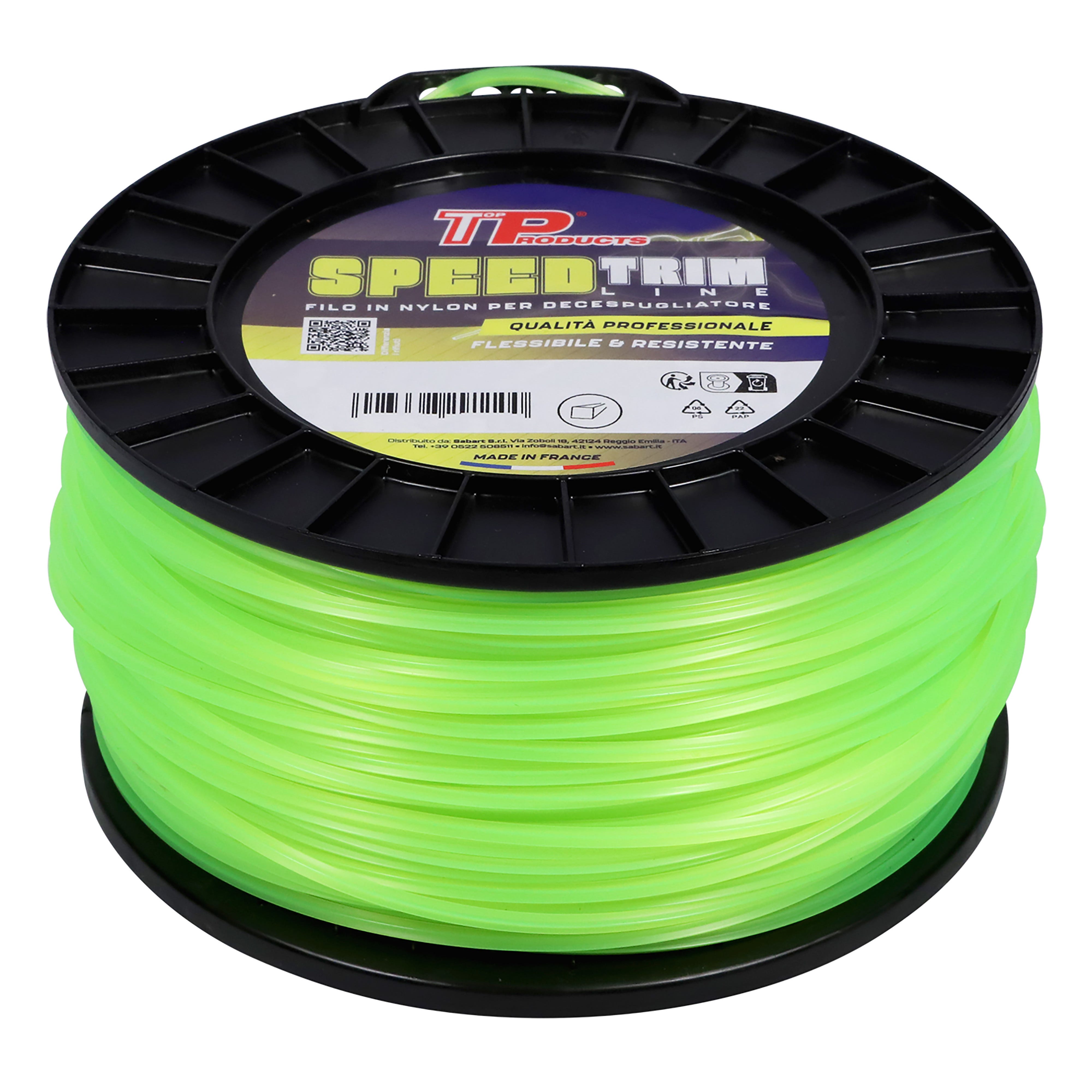 FILO NYLON TP Ø 4 mm 100 m SEZIONE QUADRA IN BOBINA | Tecnomat