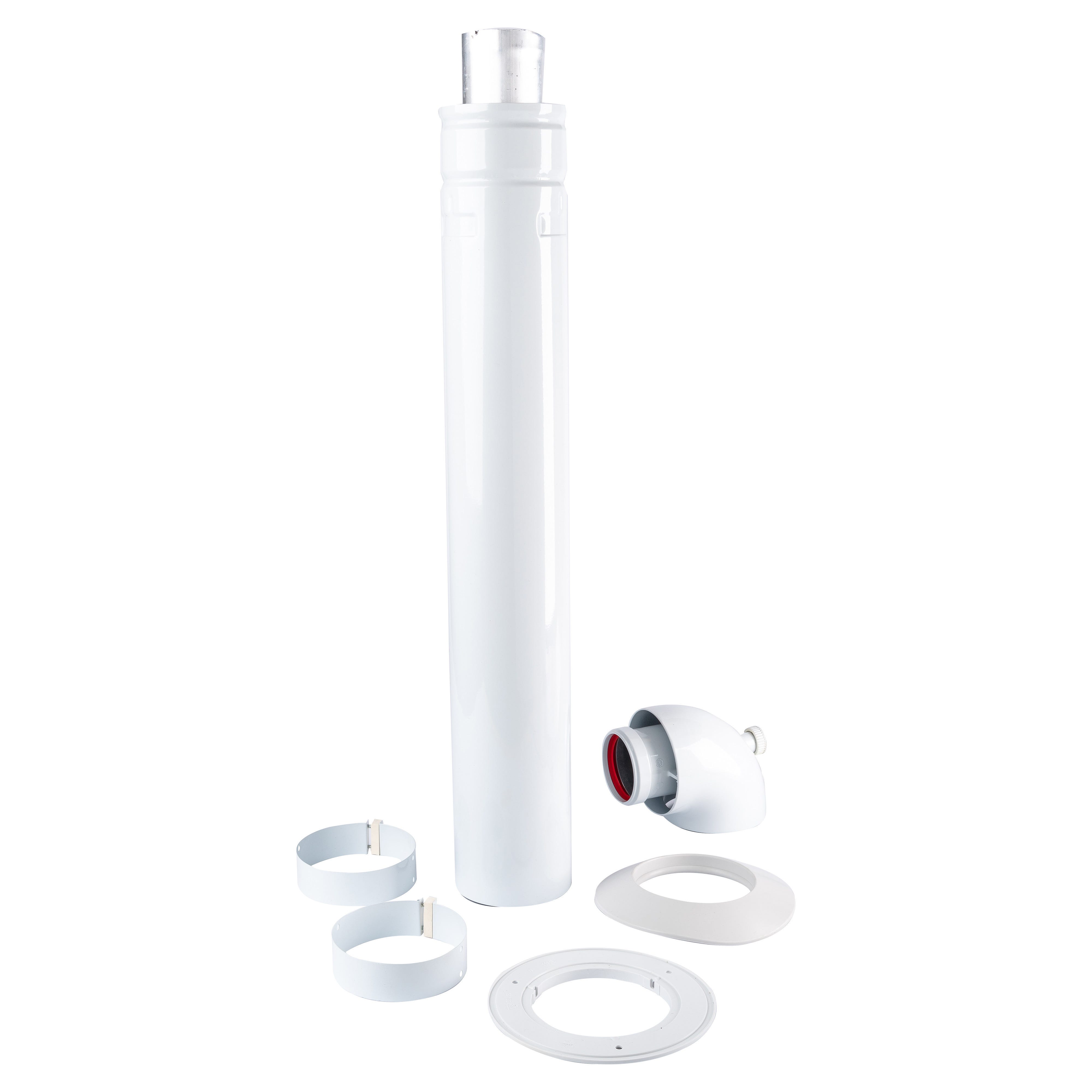 KIT FUMI COASSIALE H. SAUNIER DUVAL Ø 60 /100 mm L 800 ORIZZONTALE PER SCALDABAGNI OPALIA