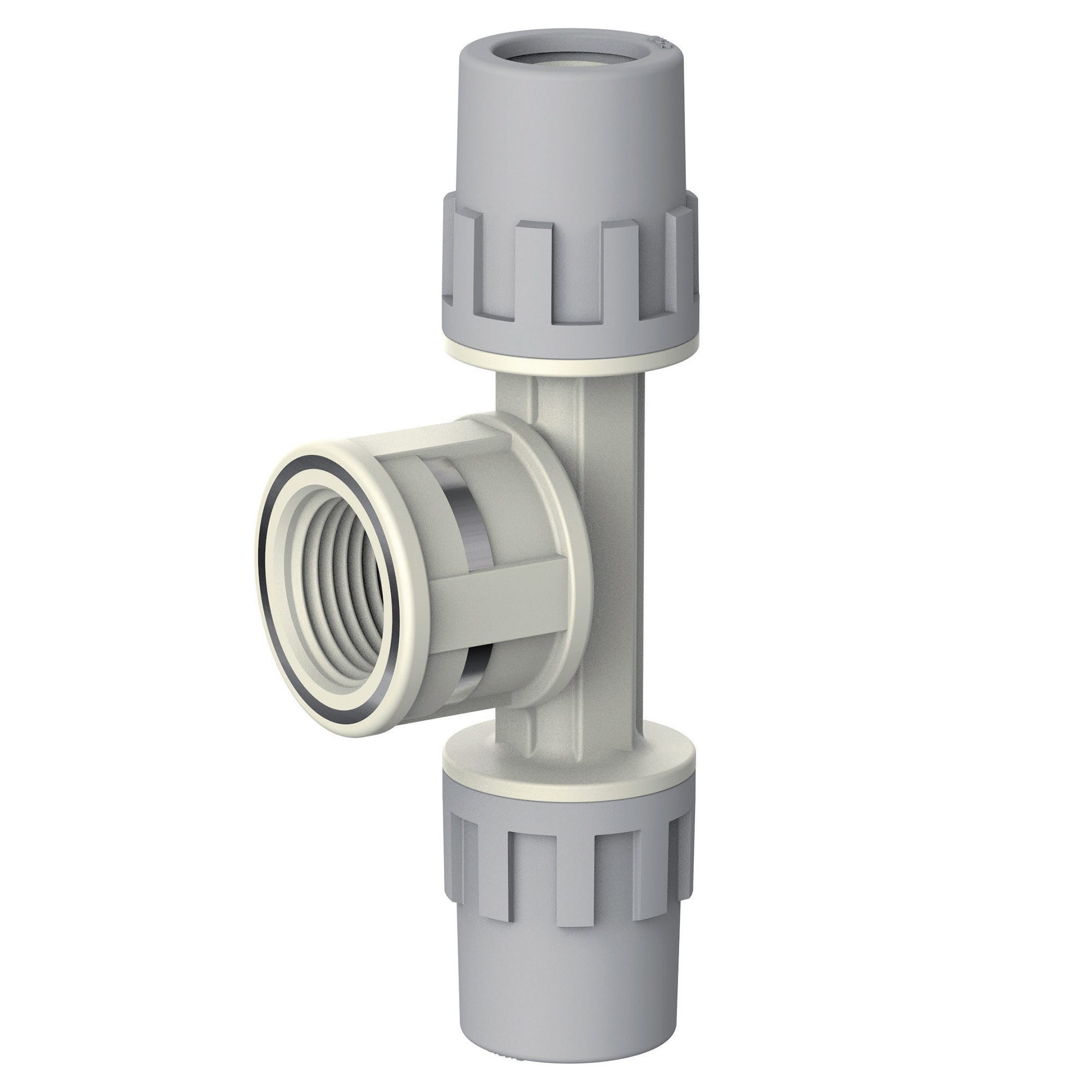 TEE FILETTATO SAFETY AQUATECHNIK 20550 F 1/2''x26 mm TUBO MULTISTRATO