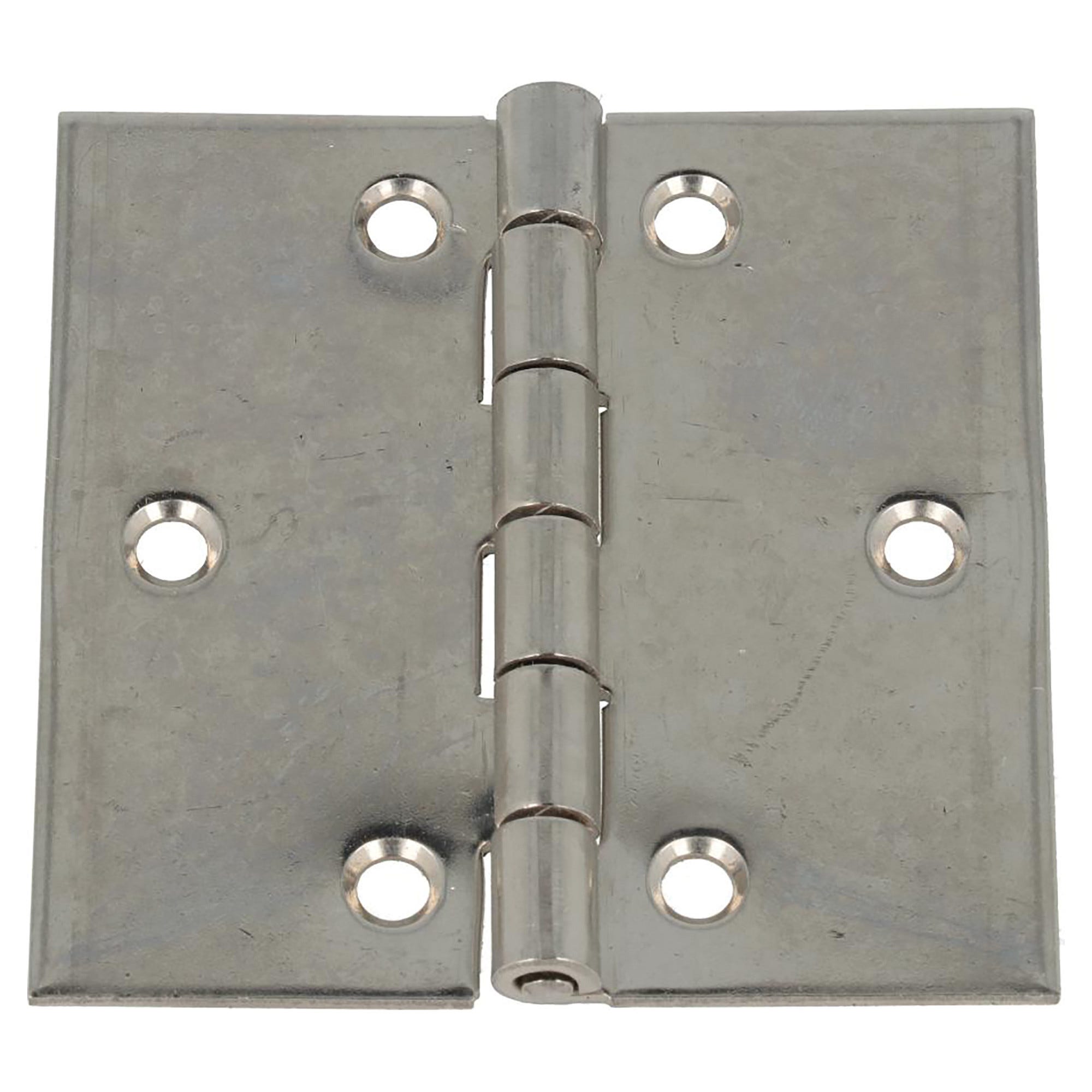 CERNIERA 70x70x1,5 mm ACCIAIO INOX AISI 304 1 PEZZO