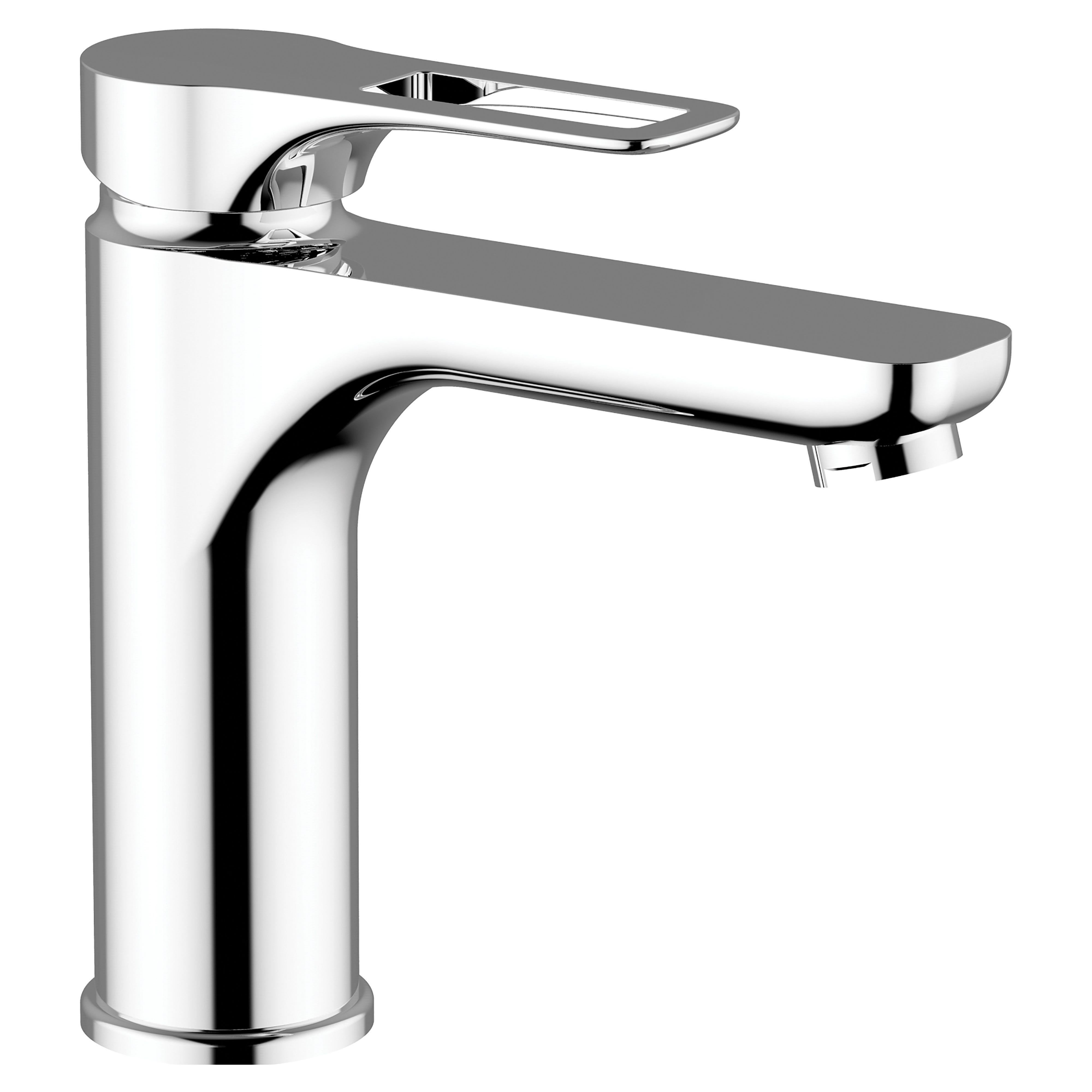 MISCELATORE LAVABO MEDIO TEOREMA KART CROMO CARTUCCIA ø 35 mm