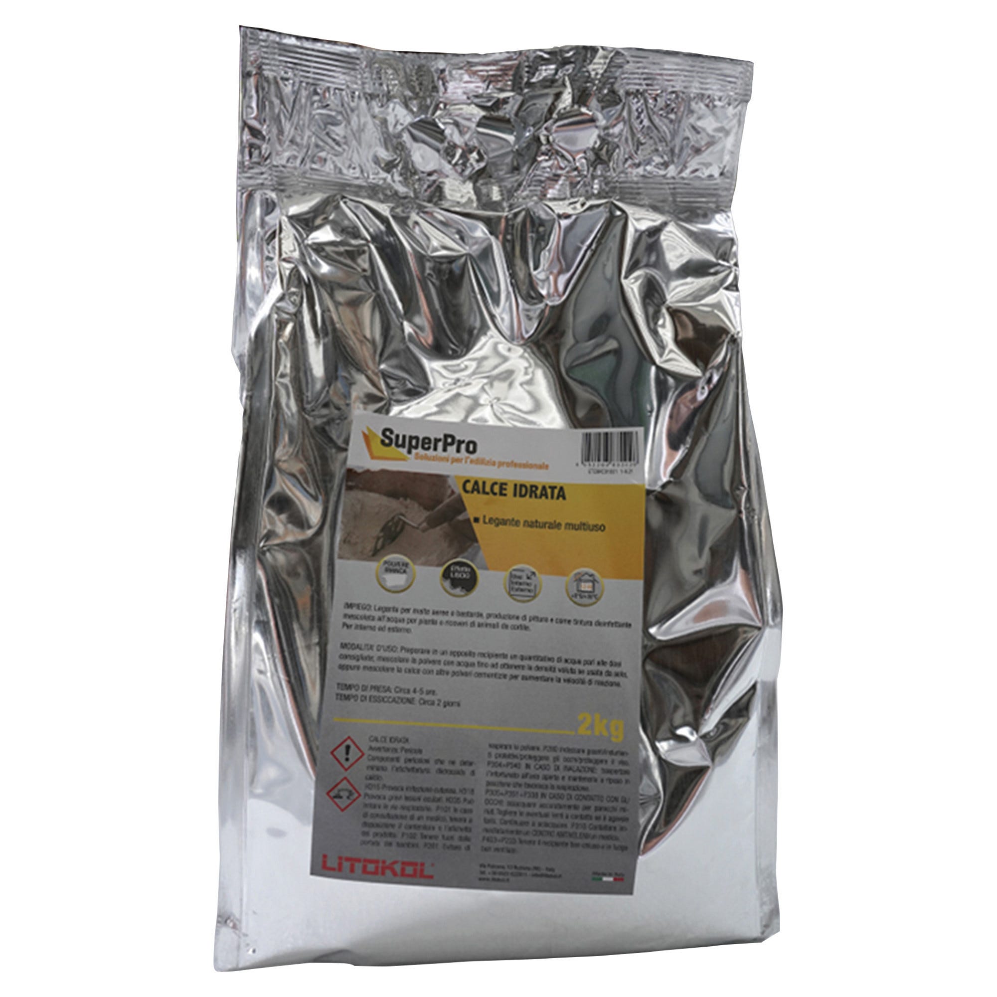 CALCE IDRATA POLVERE LITOKOL SACCO 2 kg | Tecnomat