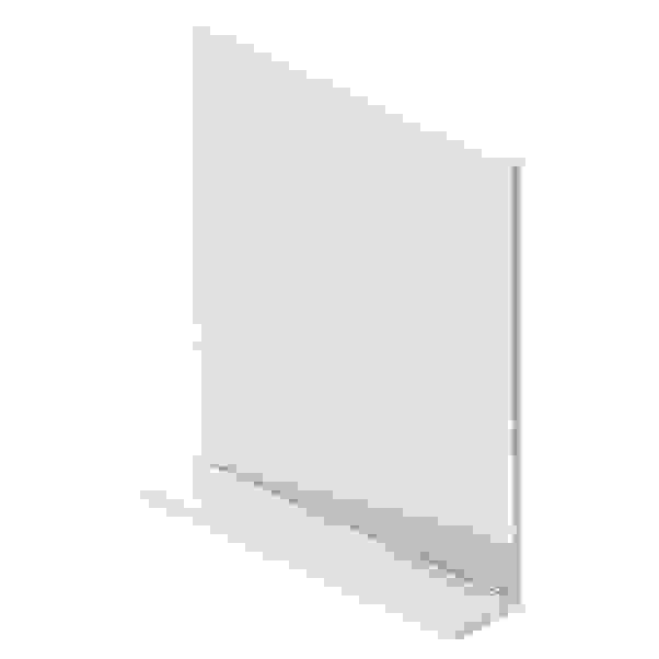 SPECCHIO CON MENSOLA LOUIS/SPACE BIANCO NOVA 60x2/13x70 cm (LxPxH)