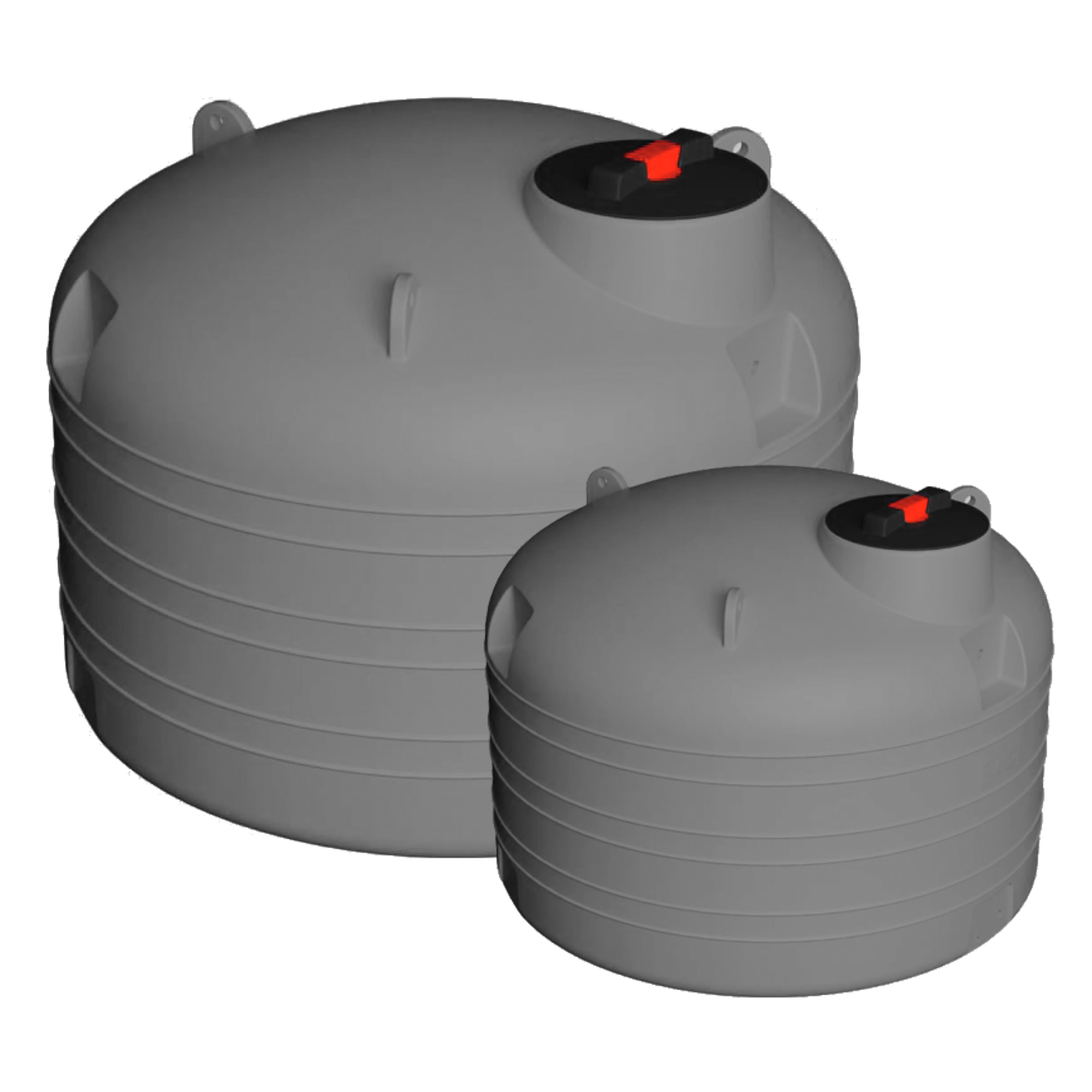 CISTERNA PANETTONE 1000 l GRIGIO IN POLIETILENE POTABILE O LIQUIDI