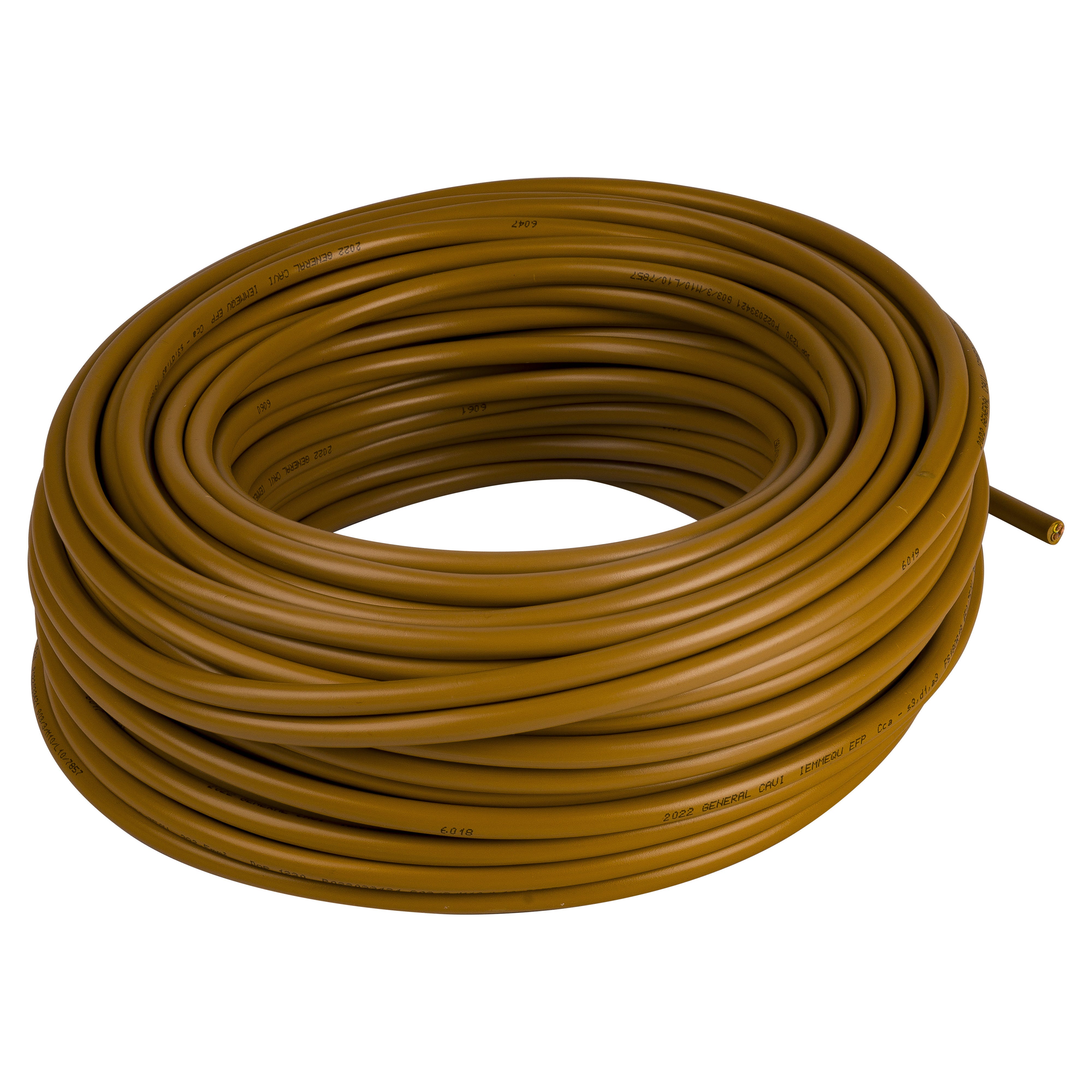 CAVO TRIPOLARE FS18OR 3G1,5 mm² MARRONE 450/750V MATASSA DA 50 m