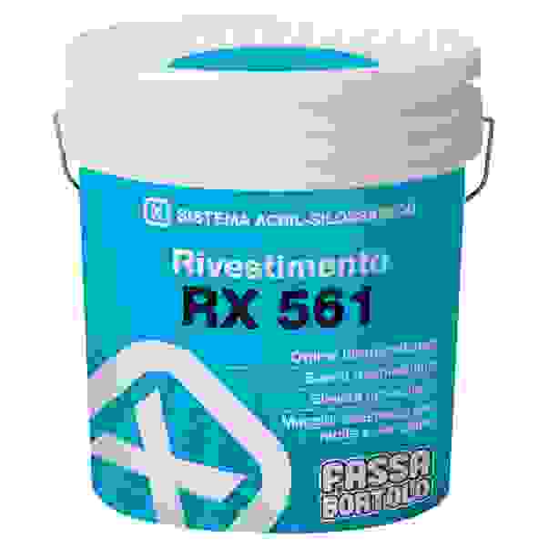 RIVESTIMENTO ACRILSILOSSANICO FASSA 1 mm 25 kg RX561 BIANCO RUSTICO PER ...