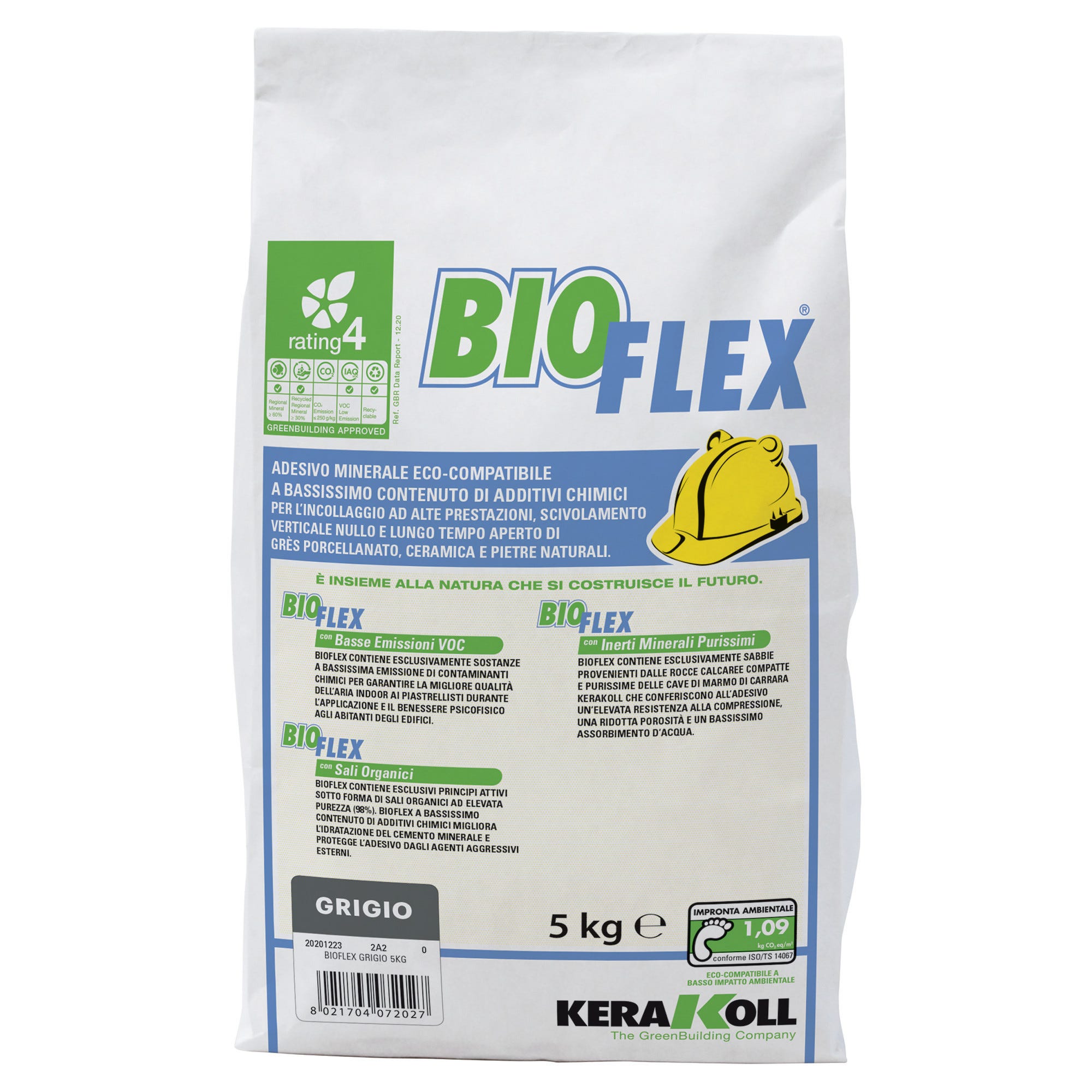 COLLA BIOFLEX BIANCO 5 kg C2TE PER INTERNI E ESTERNI