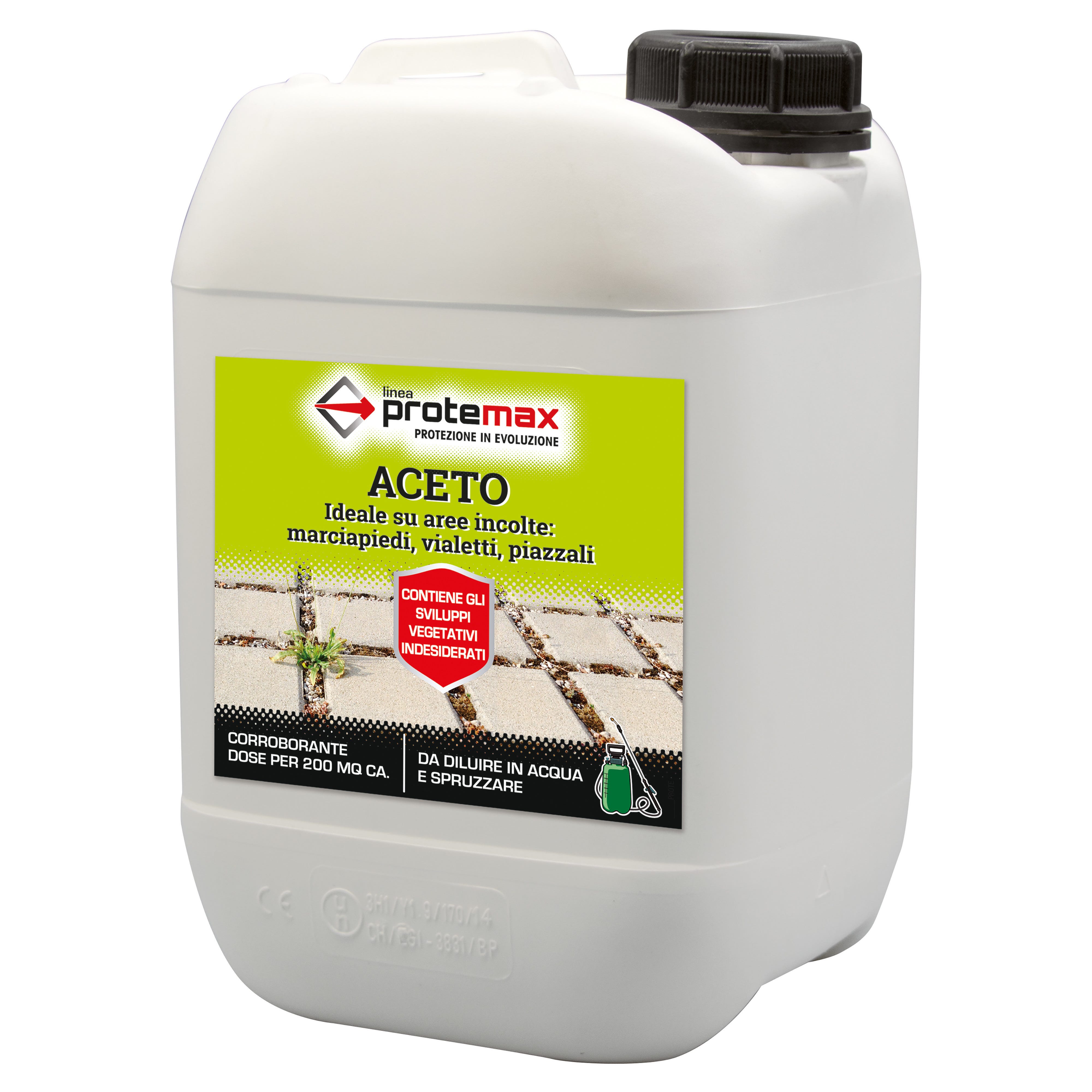 ACETO CONCENTRATO PROTEMAX 5 l IDEALE PER AREE INCOLTE