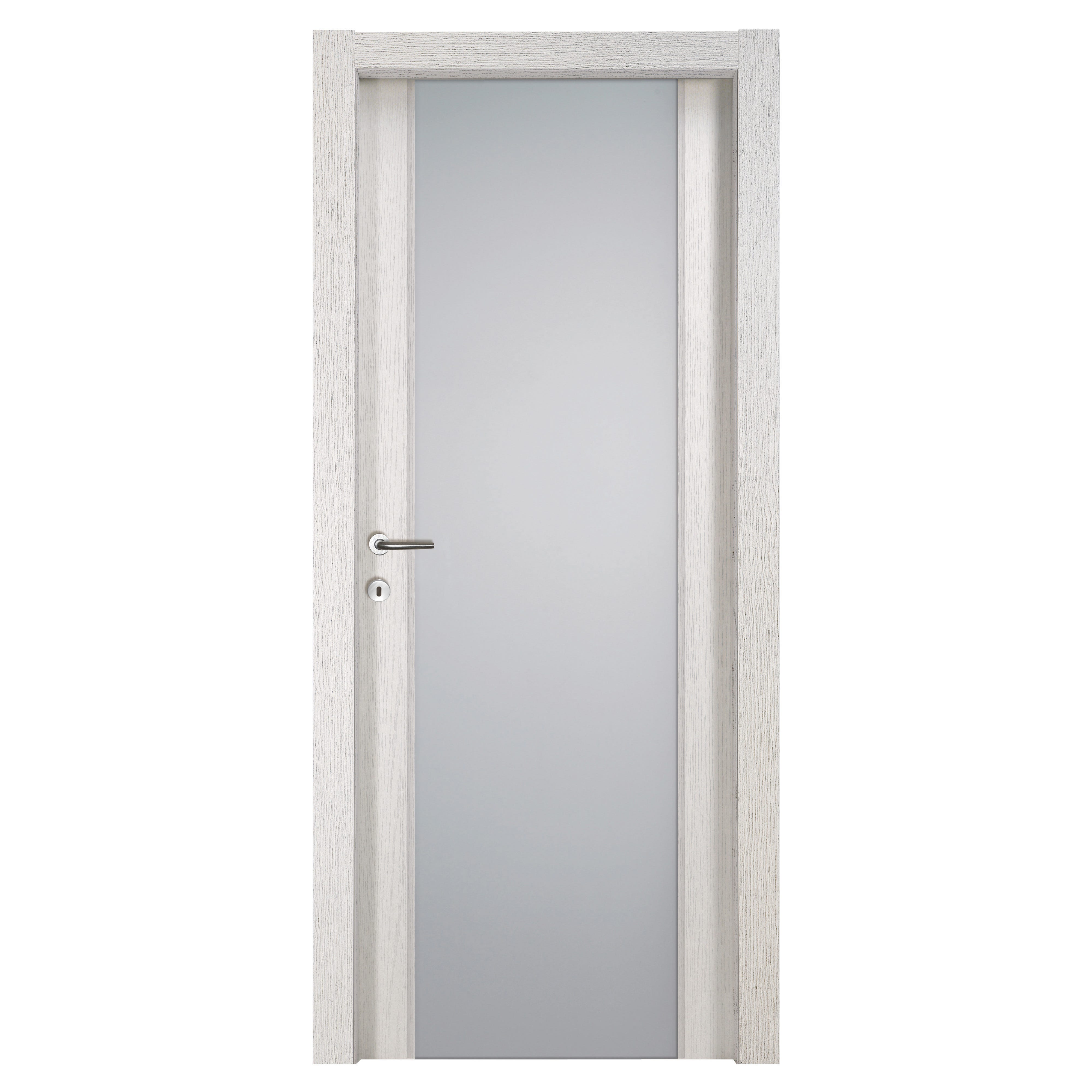 PORTA DA INTERNO BATTENTE VETRATA FLORA NEW CONTRACT EFFEBIQUATTRO ...