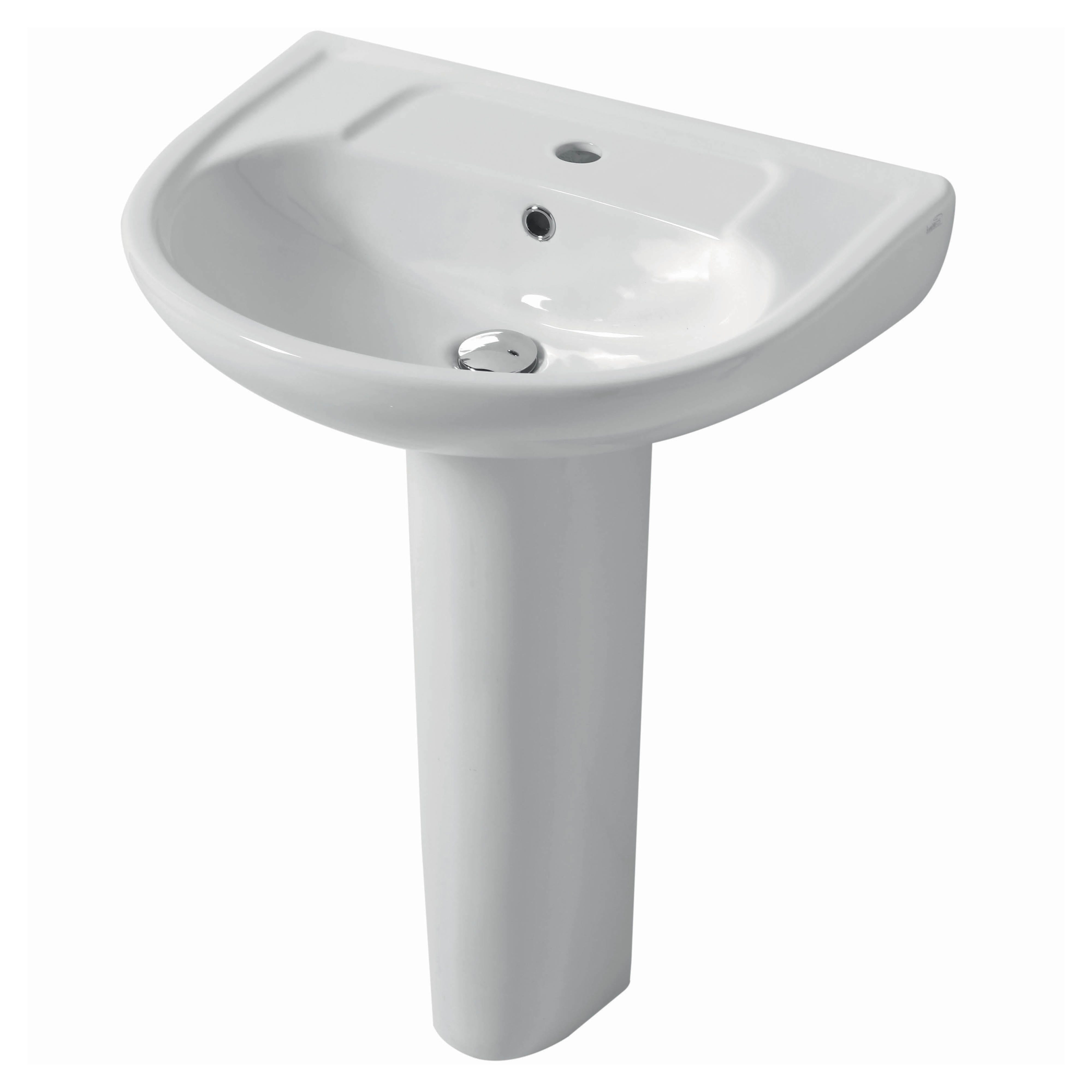 VASO SERIE AZUR A TERRA SCARICO A PAVIMENTO IN CERAMICA BIANCA | Tecnomat