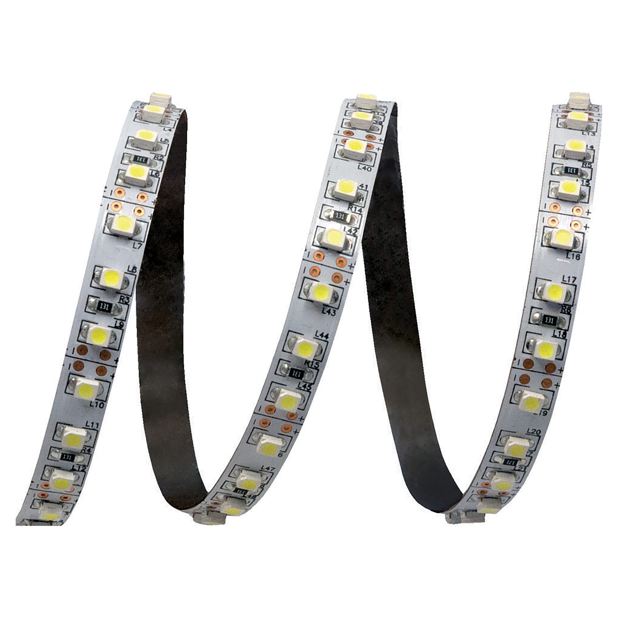 STRIP LED TMR DA INTERNO 12V LUNGHEZZA 5 m 9,6 W/m 860 lumen 3000K LUCE ...