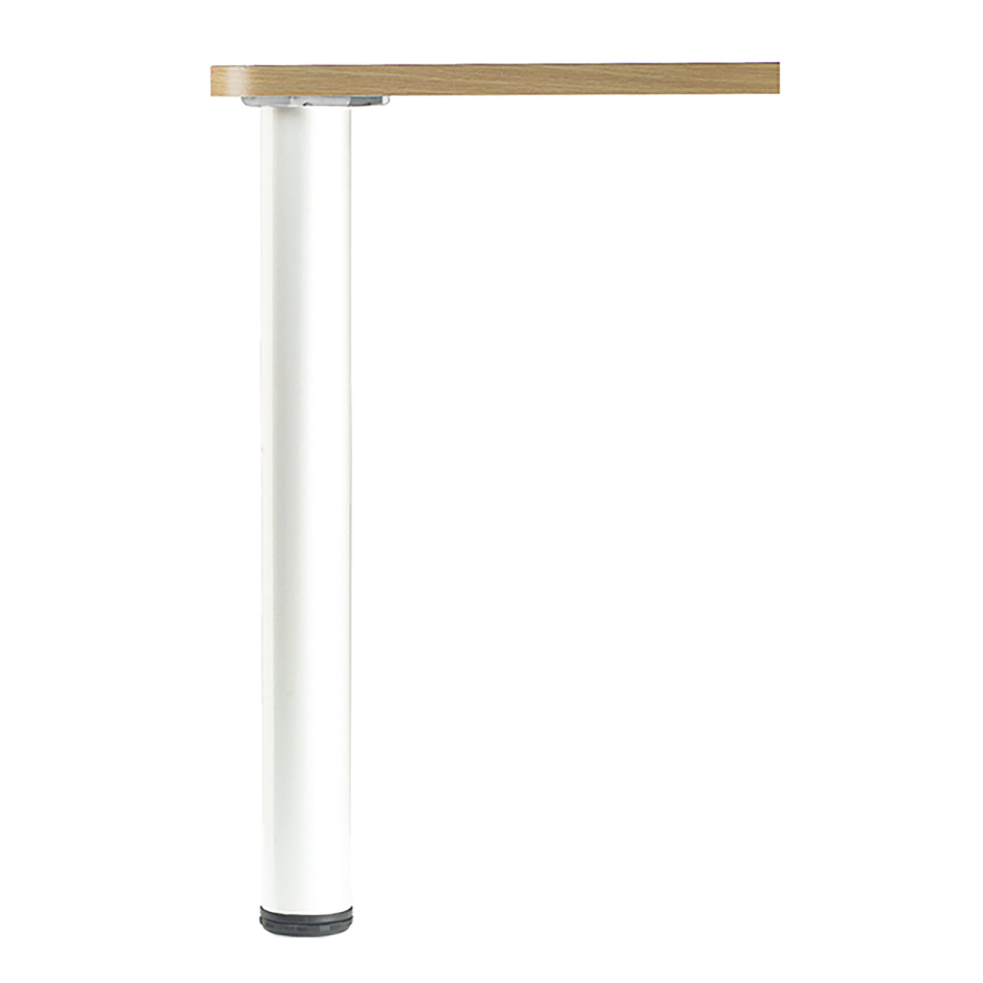 GAMBA PER TAVOLO Ø 80 mm ALTEZZA 870 mm BIANCO
