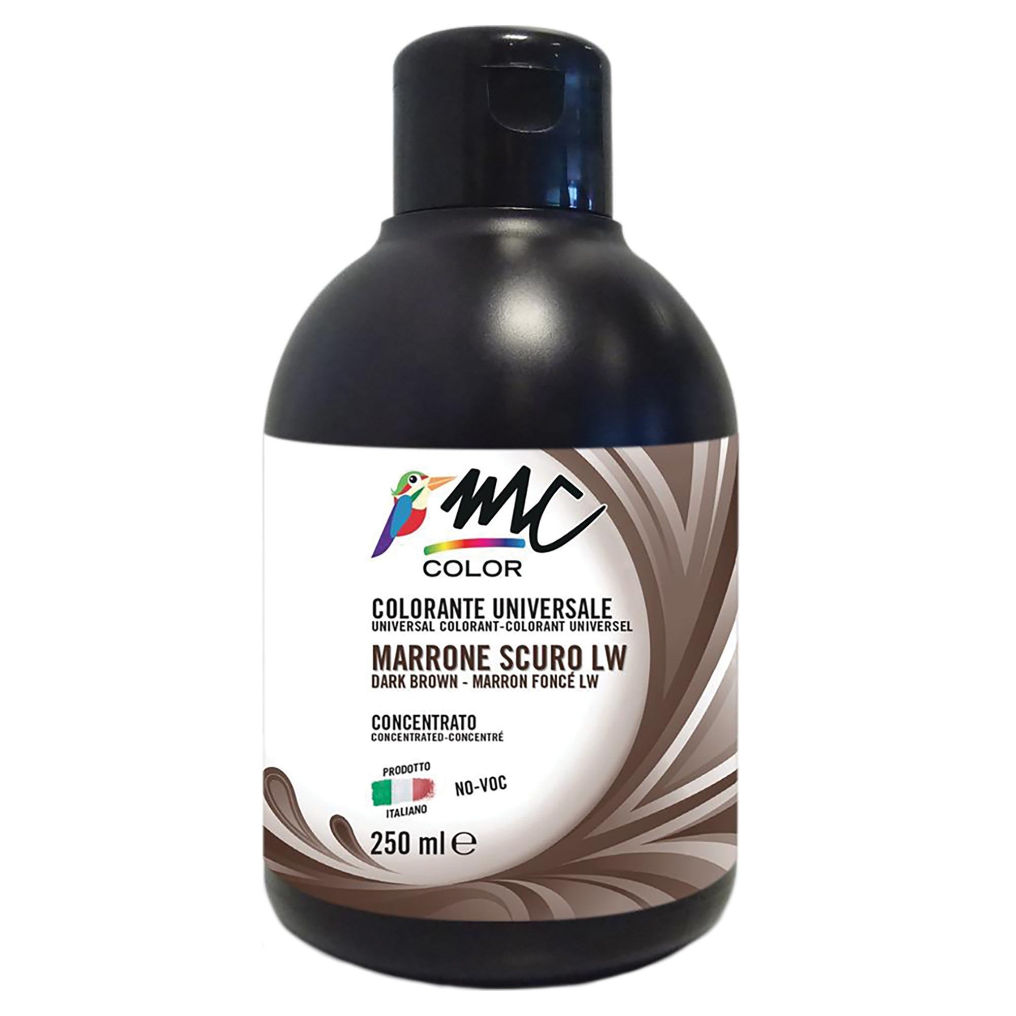 COLORANTE UNIVERSALE MC COLOR 250 ml MARRONE SCURO CONCENTRATO NO VOC