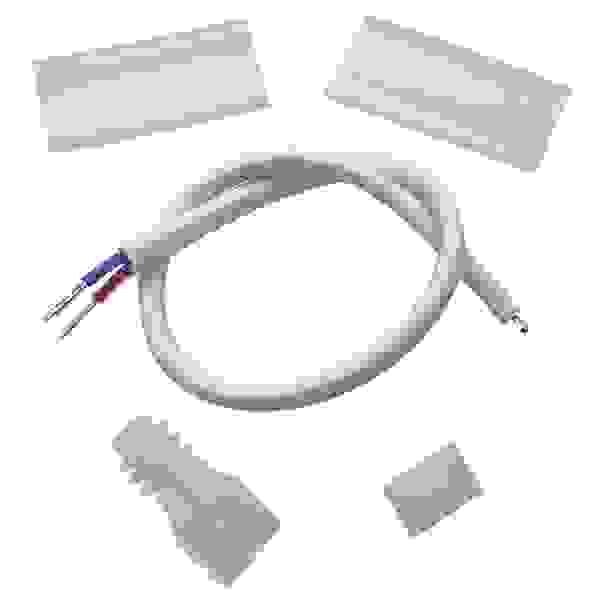 KIT TAGLIO E CHIUSURA STRIP LED 220V CON 1 POWER CAP+ 1 END CAP+30CM ...