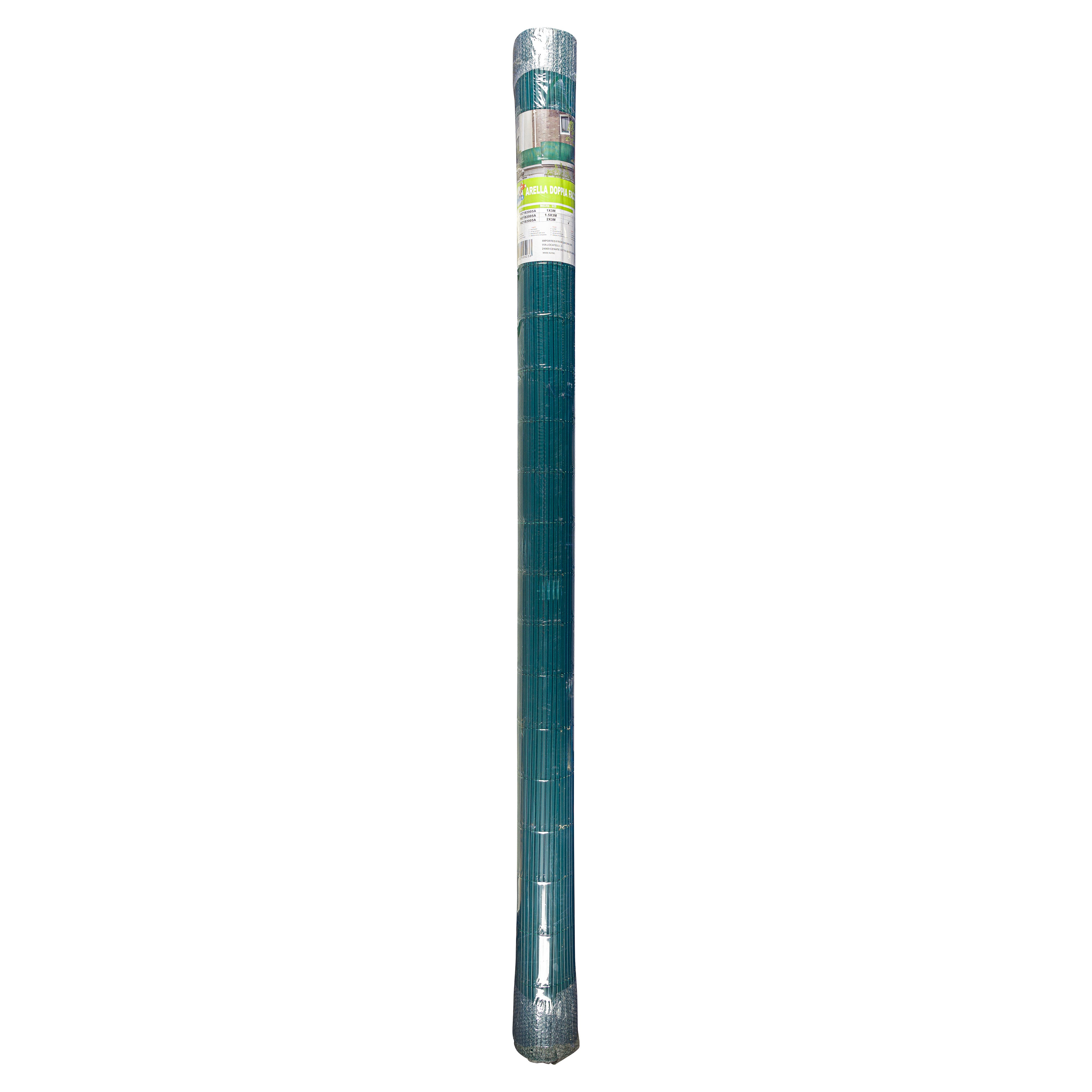 ARELLA PVC VERDE DOPPIA FACCIA 2x3 m PER RECINZIONI