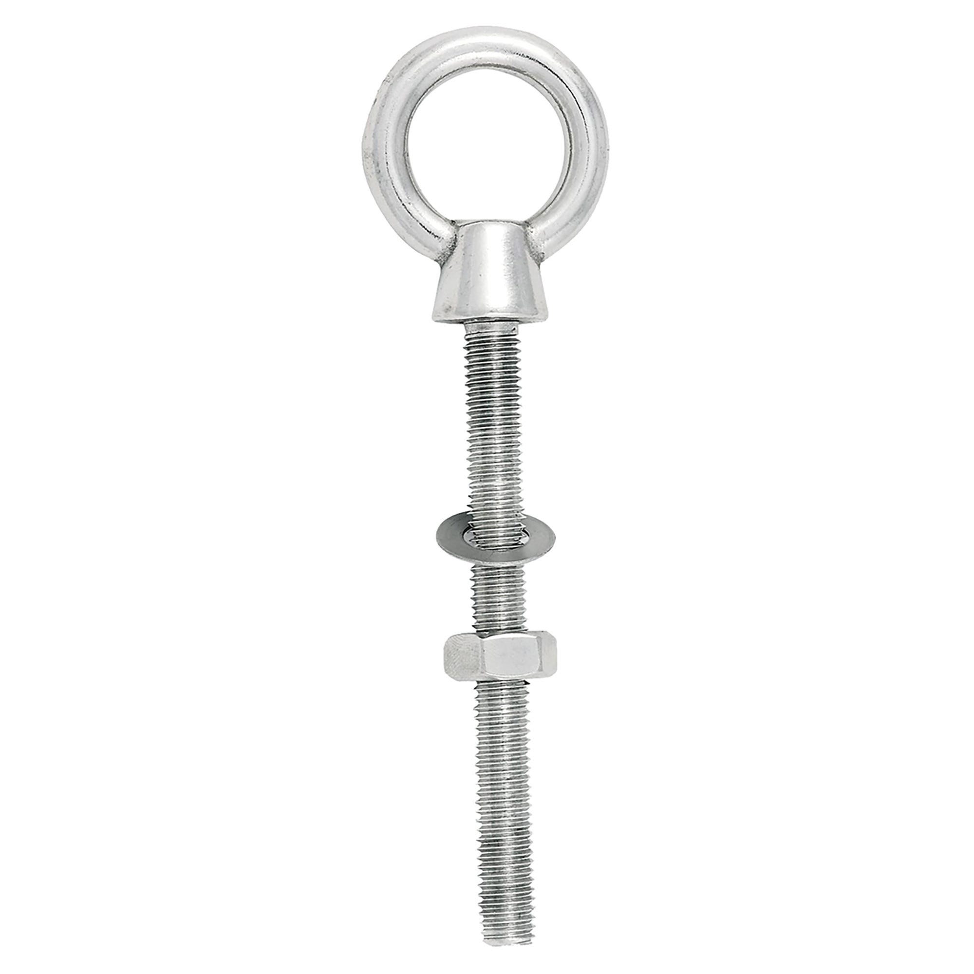 BULLONE CON OCCHIOLO E DADO M6 ACCIAIO INOX AISI 316