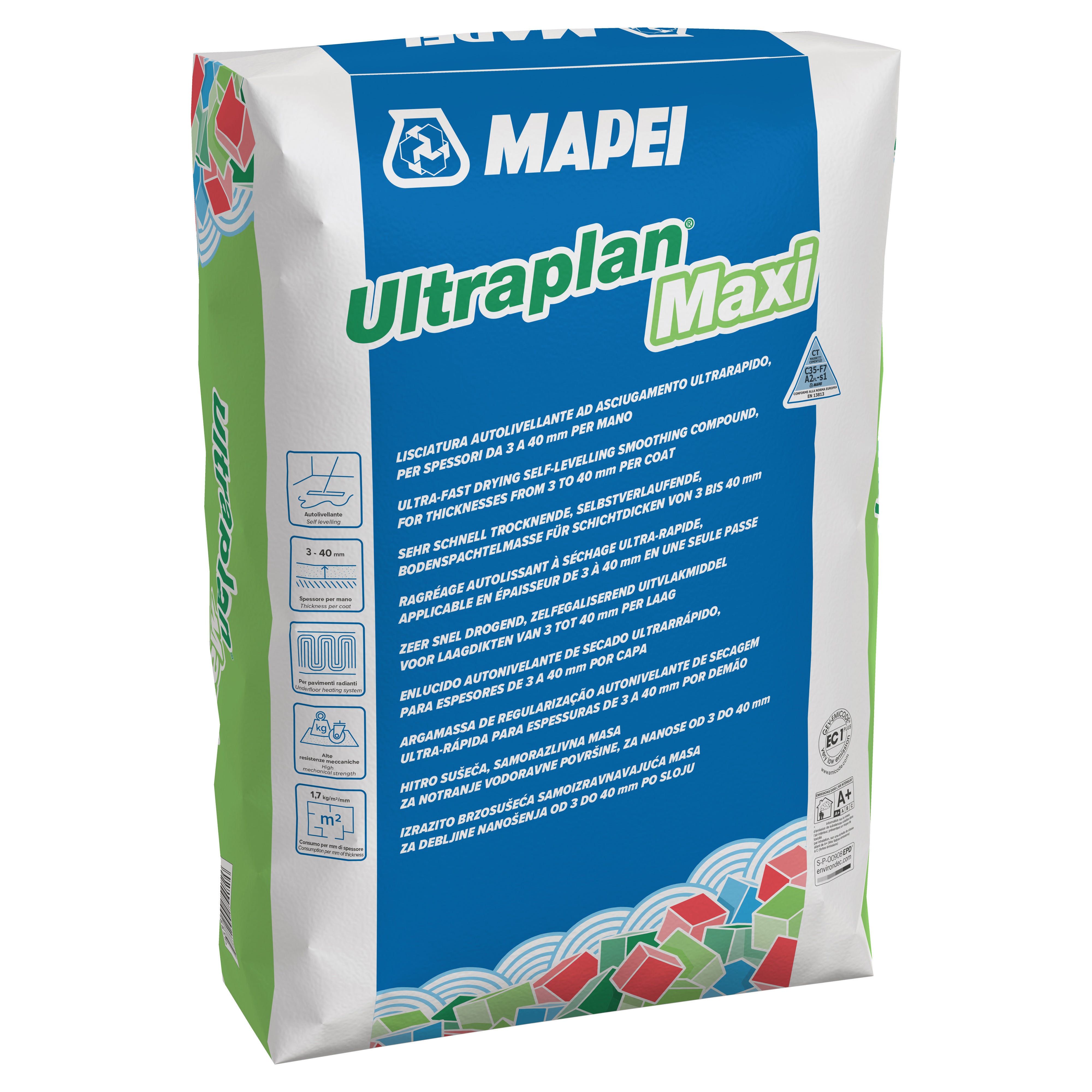 AUTOLIVELLANTE ULTRAPLAN MAXI MAPEI 25Kg | Tecnomat