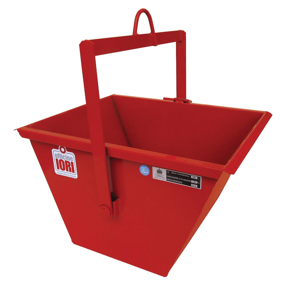 BENNA OFFICINE IORI TRAPEZIOIDALE 100 l RIBALTABILE PESO 18,8 kg