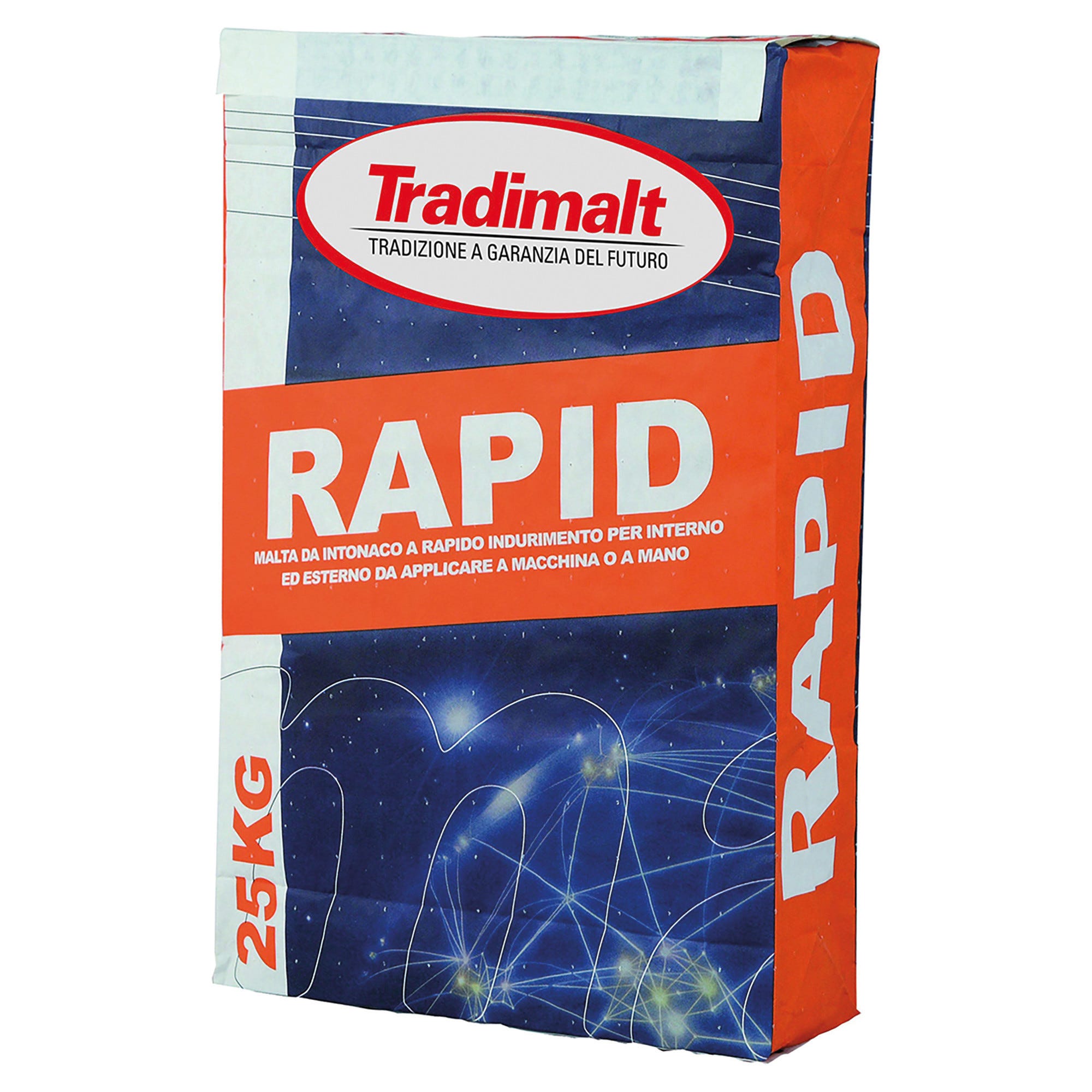 INTONACO DI FONDO RAPID TRADIMALT 25kg A GRANA FINE 1 mm MAX INDURISCE ...