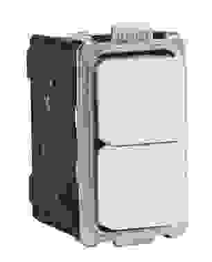 PULSANTE DOPPIO BTICINO MAGIC CON FRECCE 10A 1P/NO