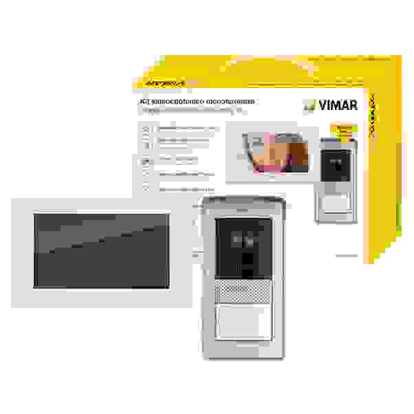 KIT VIDEOCITOFONICO MONOFAMILIARE VIMAR K42930 A 2 FILI ESPANDIBILE ...