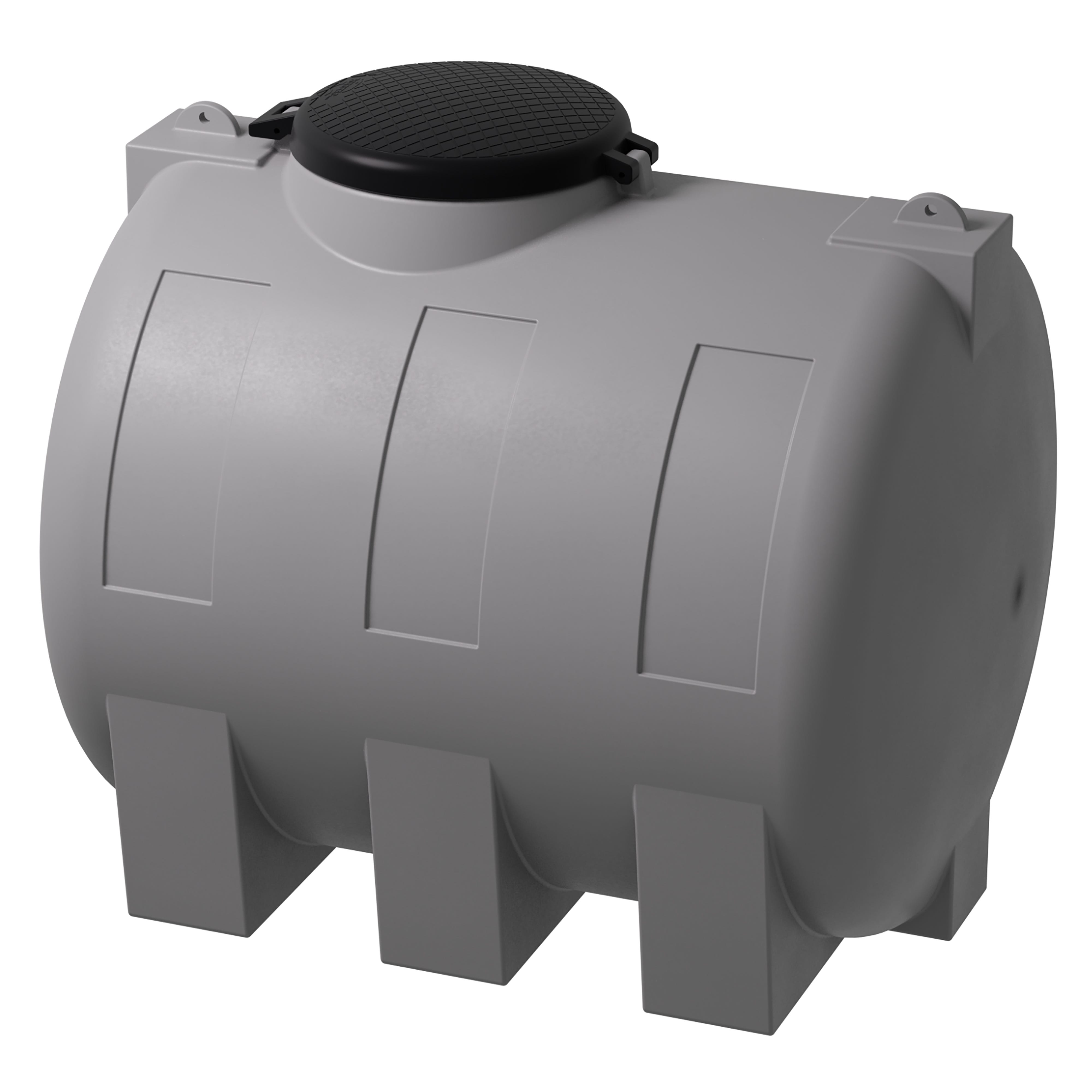 CISTERNA 3000 l GRIGIO IN POLIETILENE POTABILE O LIQUIDI