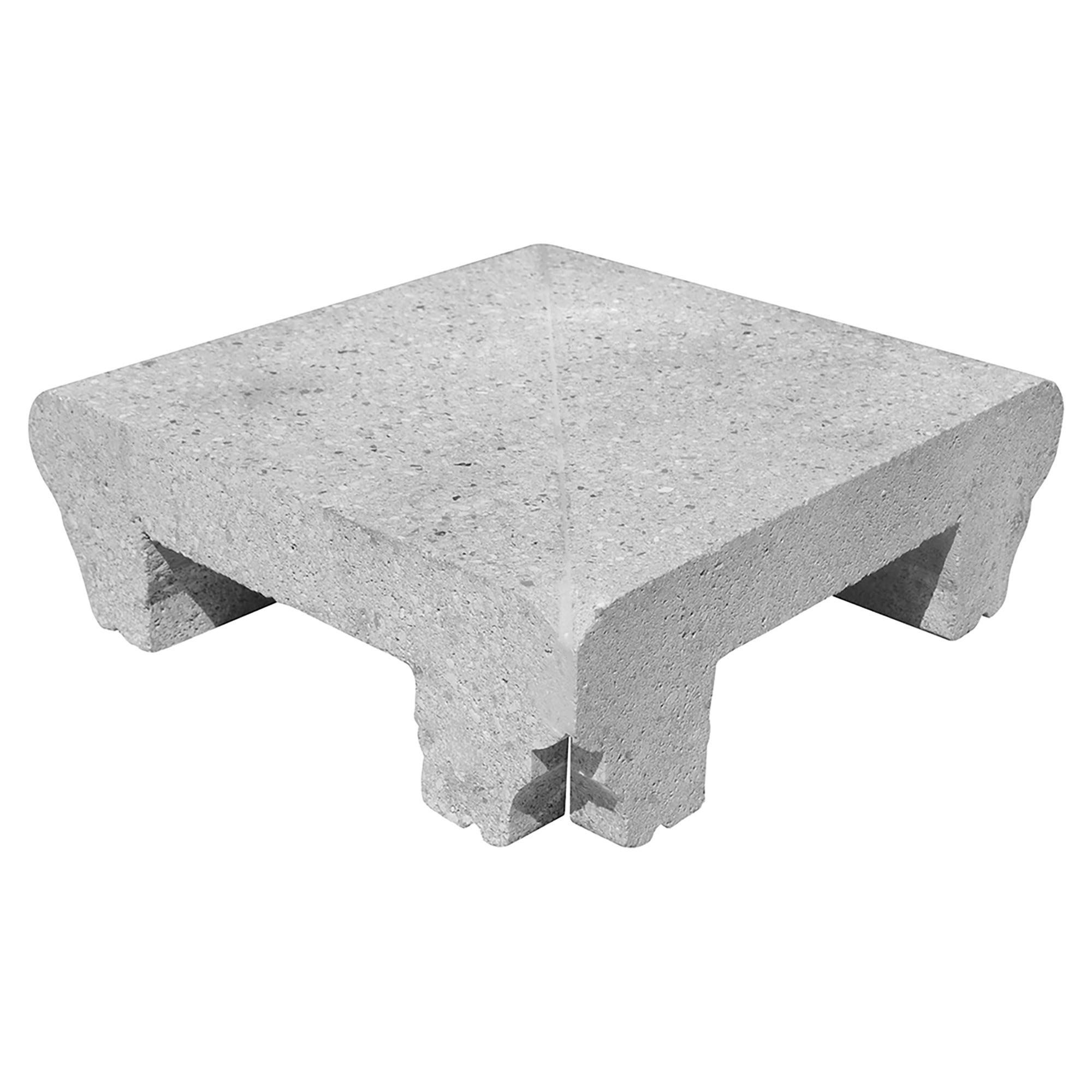 ANGOLO COPERTINA GRIGIA 10 cm IN CEMENTO