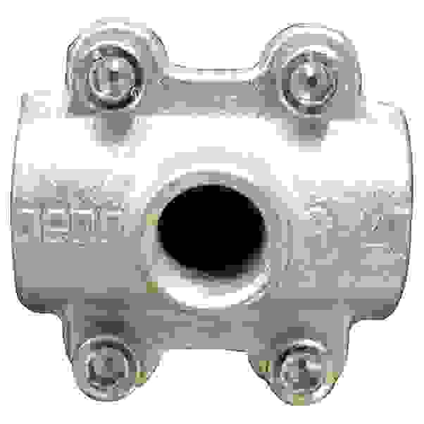 PRESA A STAFFA TUBO FERRO 3/4''x 1/2