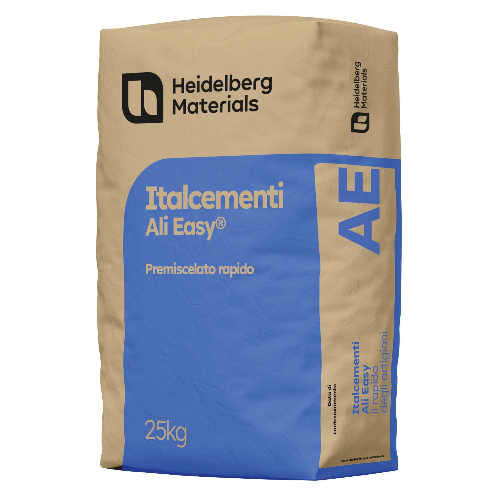 CEMENTO RAPIDO ALI EASY ITALCEMENTI 25 kg