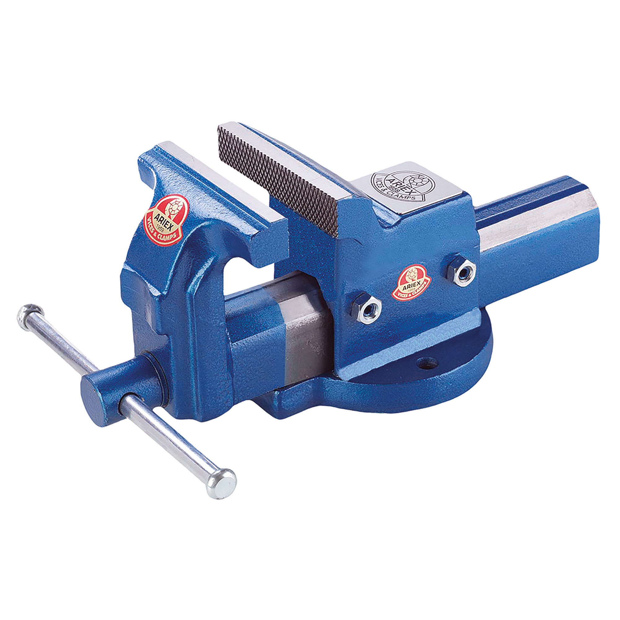 MORSA BASE FISSA ACCIAIO 165 mm ARIEX ZEUS HEAVY A DOPPIA GUIDA PRISMATICA