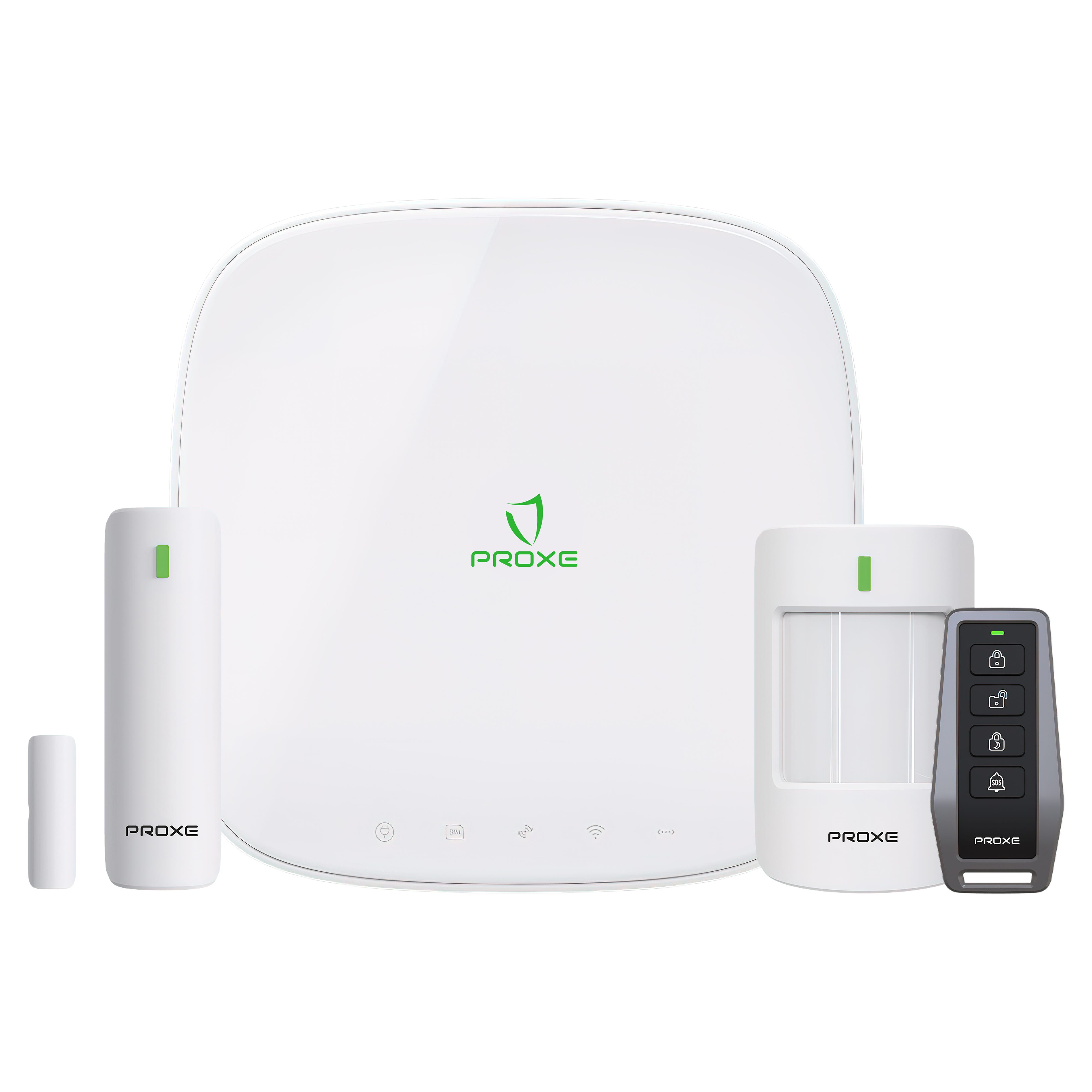 KIT ALLARME WIRELESS PROXE HUB 868 MHz WiFi 4G LTE GSM COMPLETO DI ...