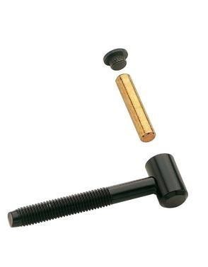 CARDINE A MURARE A BIETTA T12 mm CATAFORESI VERNICIATO NERO | Tecnomat