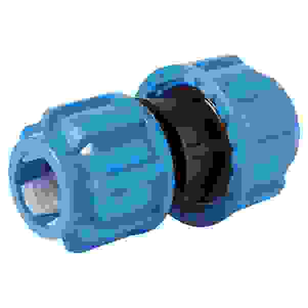 RACCORDO A COMPRESSIONE TUBO POLIETILENE MANICOTTO RIDOTTO Ø 25x20 mm