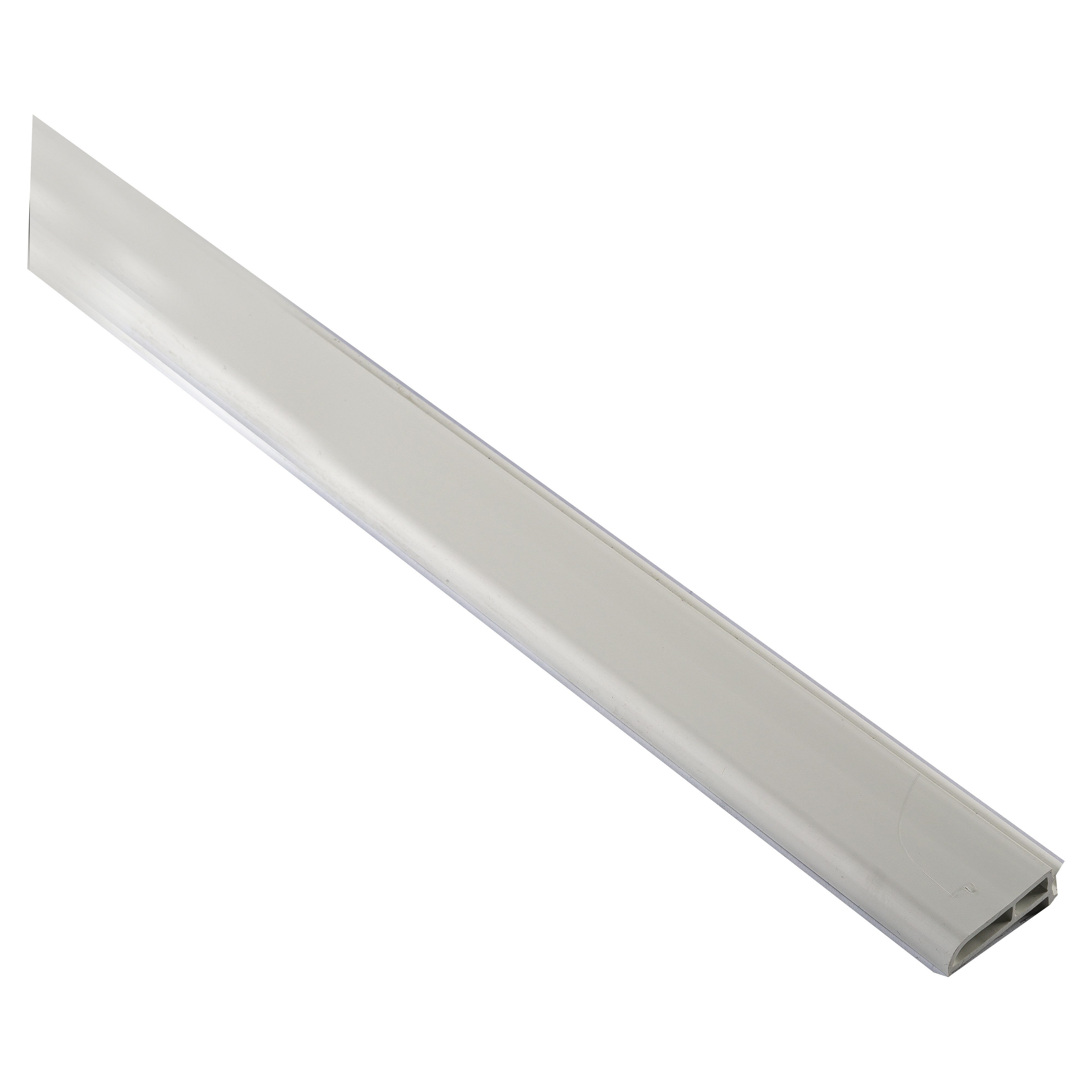 COPRIFILO AD INCASTRO PVC BIANCO 3250x40 mm (HxL)